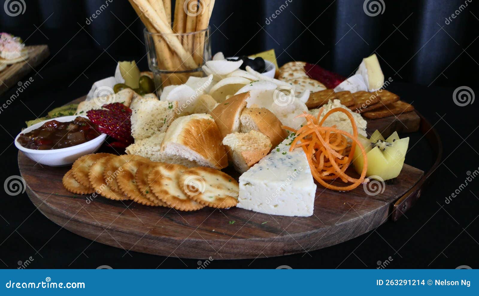 Different Variety of Savories in Serving Plate Stock Photo - Image of ...
