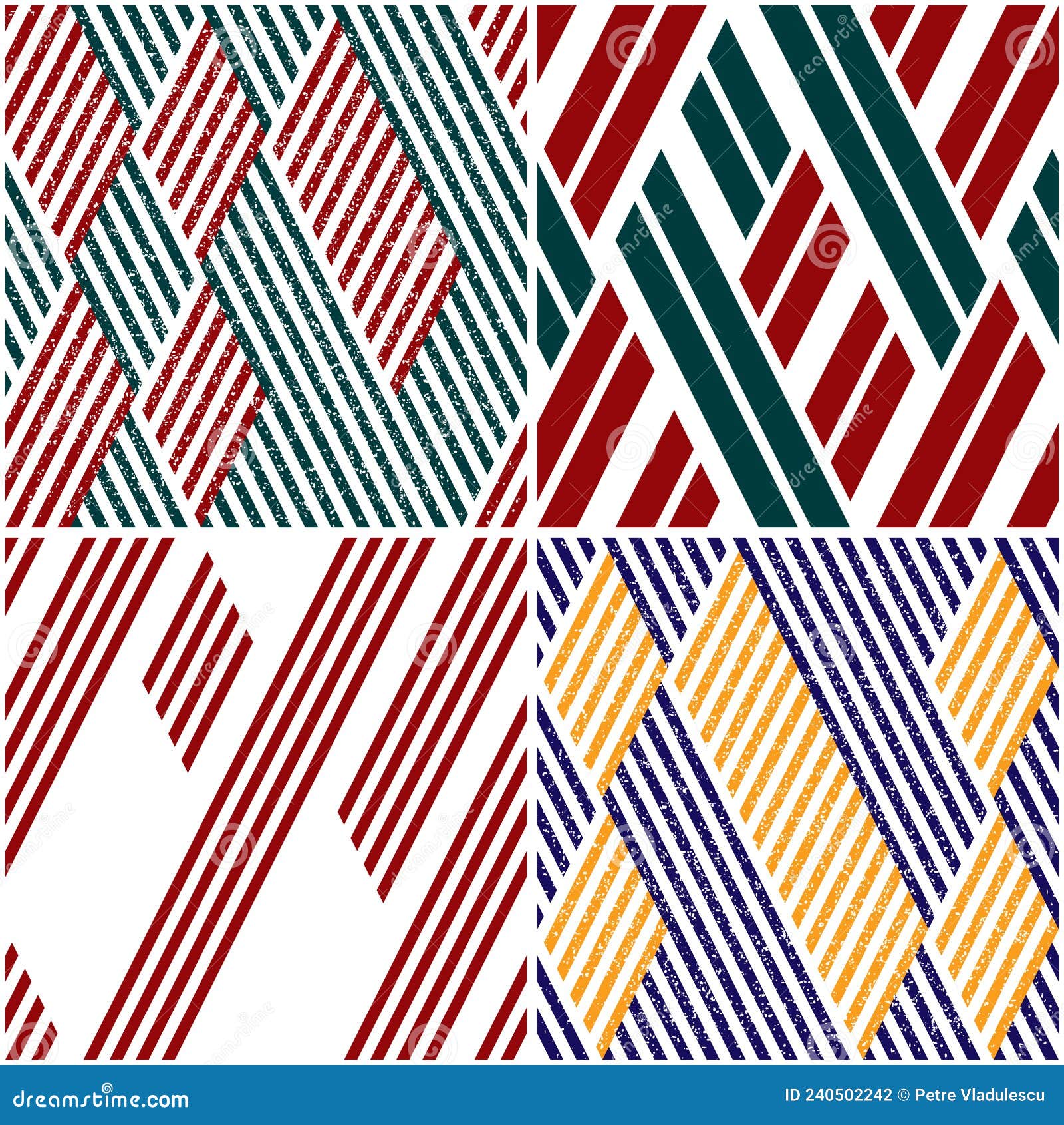 4 Different Vector Patterns in the Same Package_b Stock Vector ...