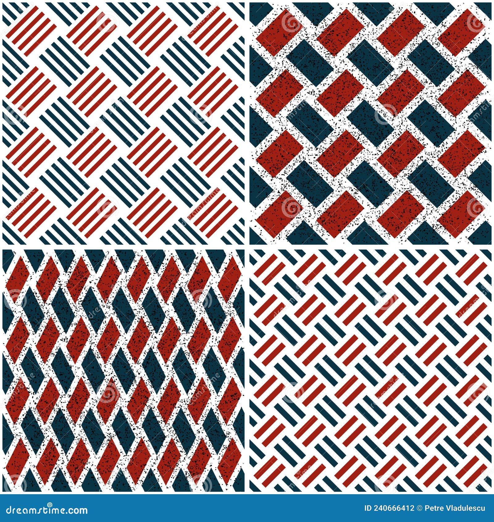 4 Different Vector Patterns in the Same Package_d Stock Vector ...