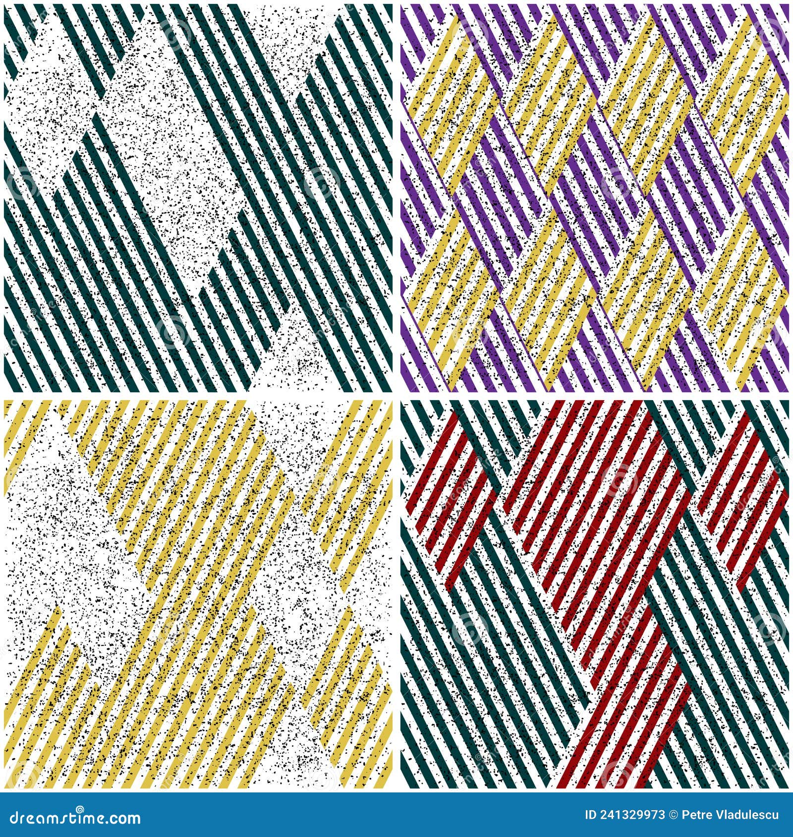 4 Different Vector Patterns in the Same Package_a Stock Vector ...