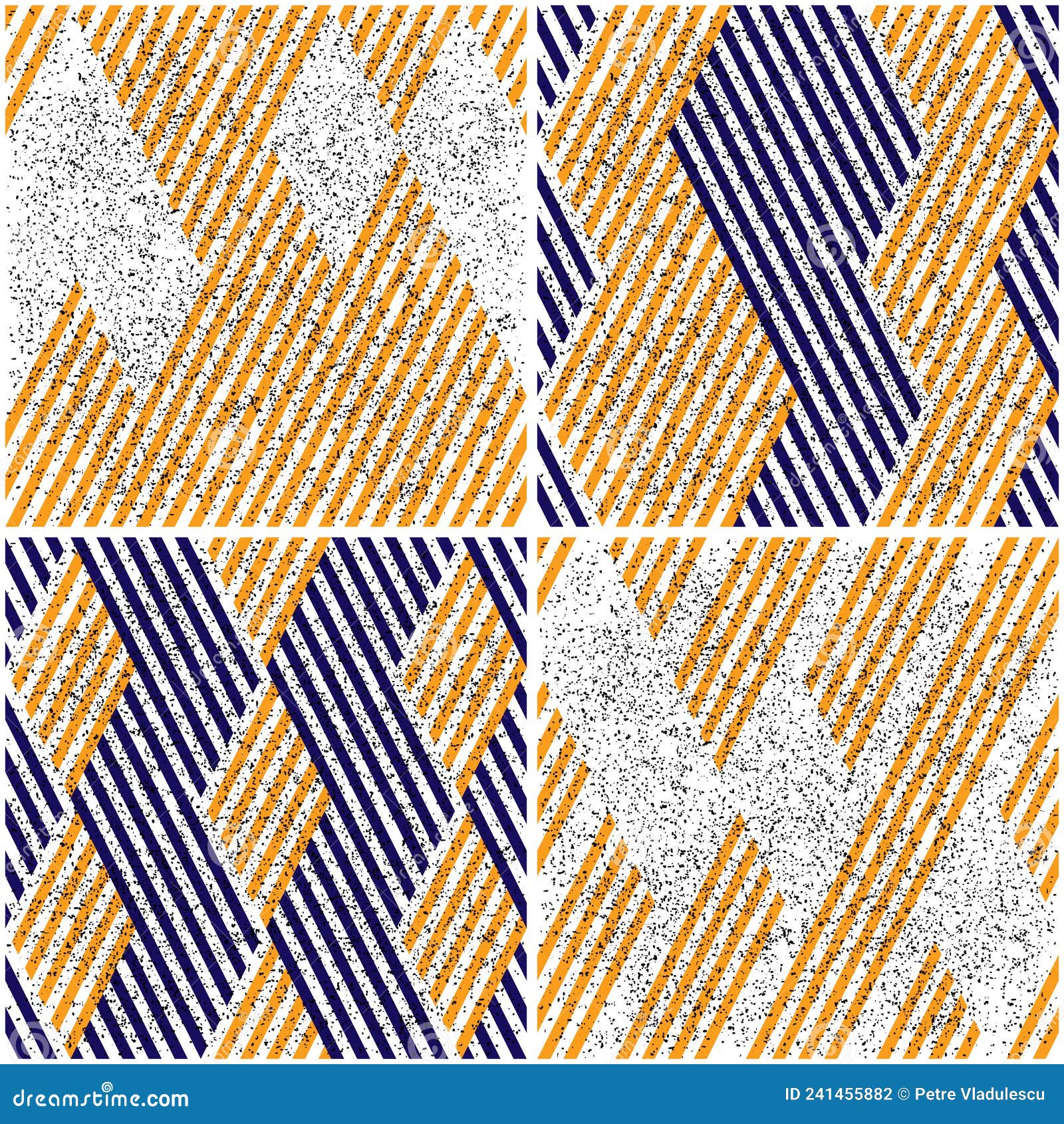 4 Different Vector Patterns in the Same Package_a Stock Illustration ...