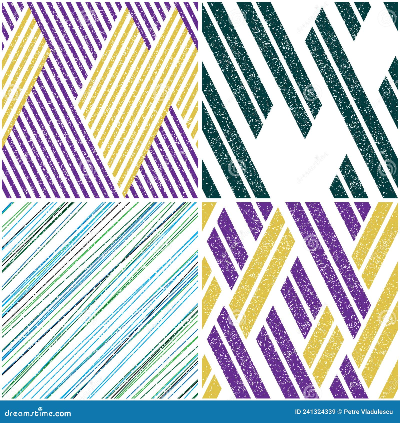 4 Different Vector Patterns in the Same Package_e Stock Vector ...