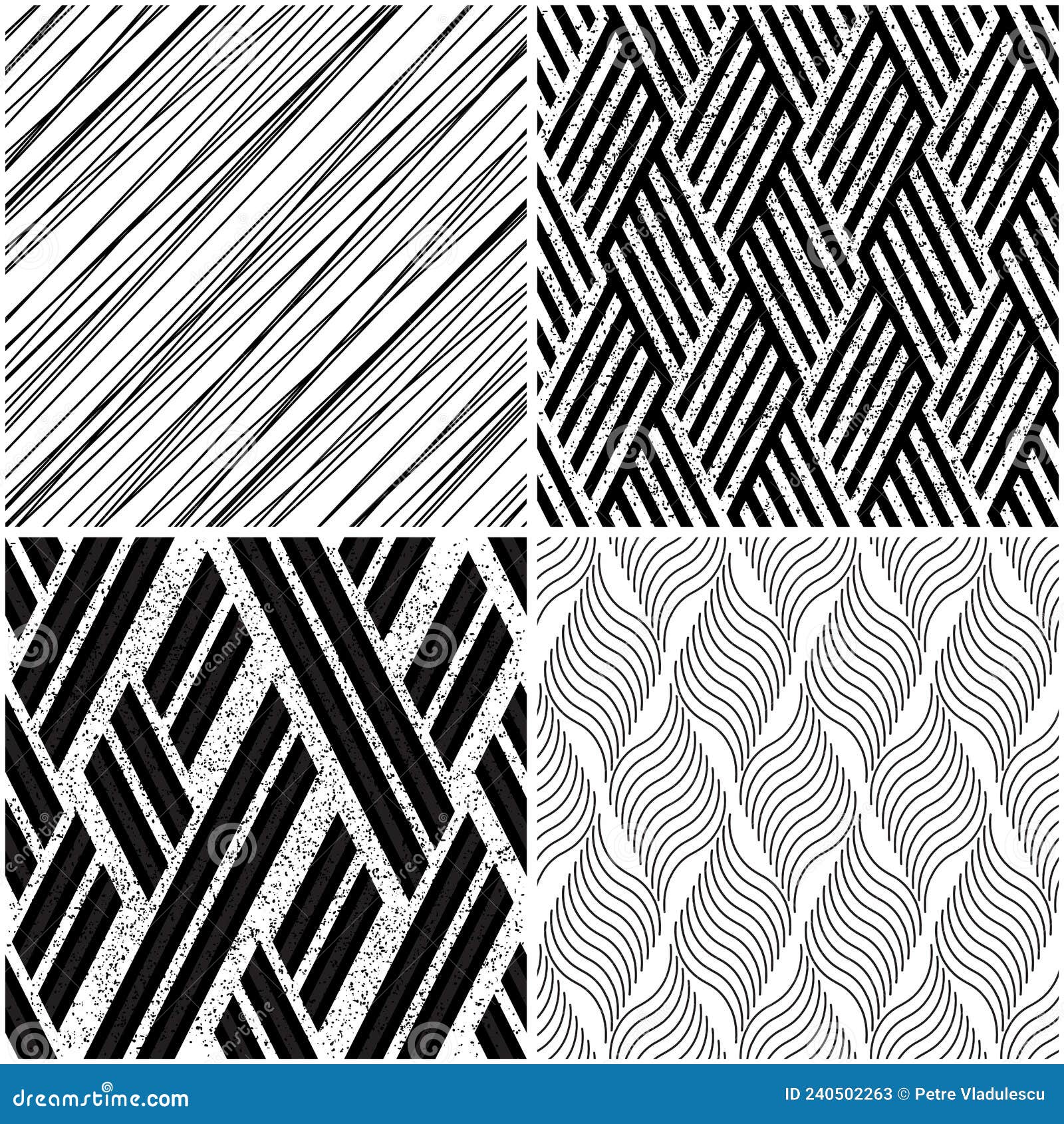 4 Different Vector Patterns in the Same Package_i Stock Vector ...