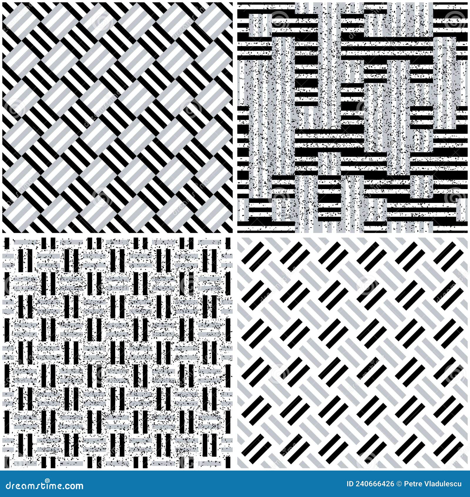 4 Different Vector Patterns in the Same Package_i Stock Vector ...