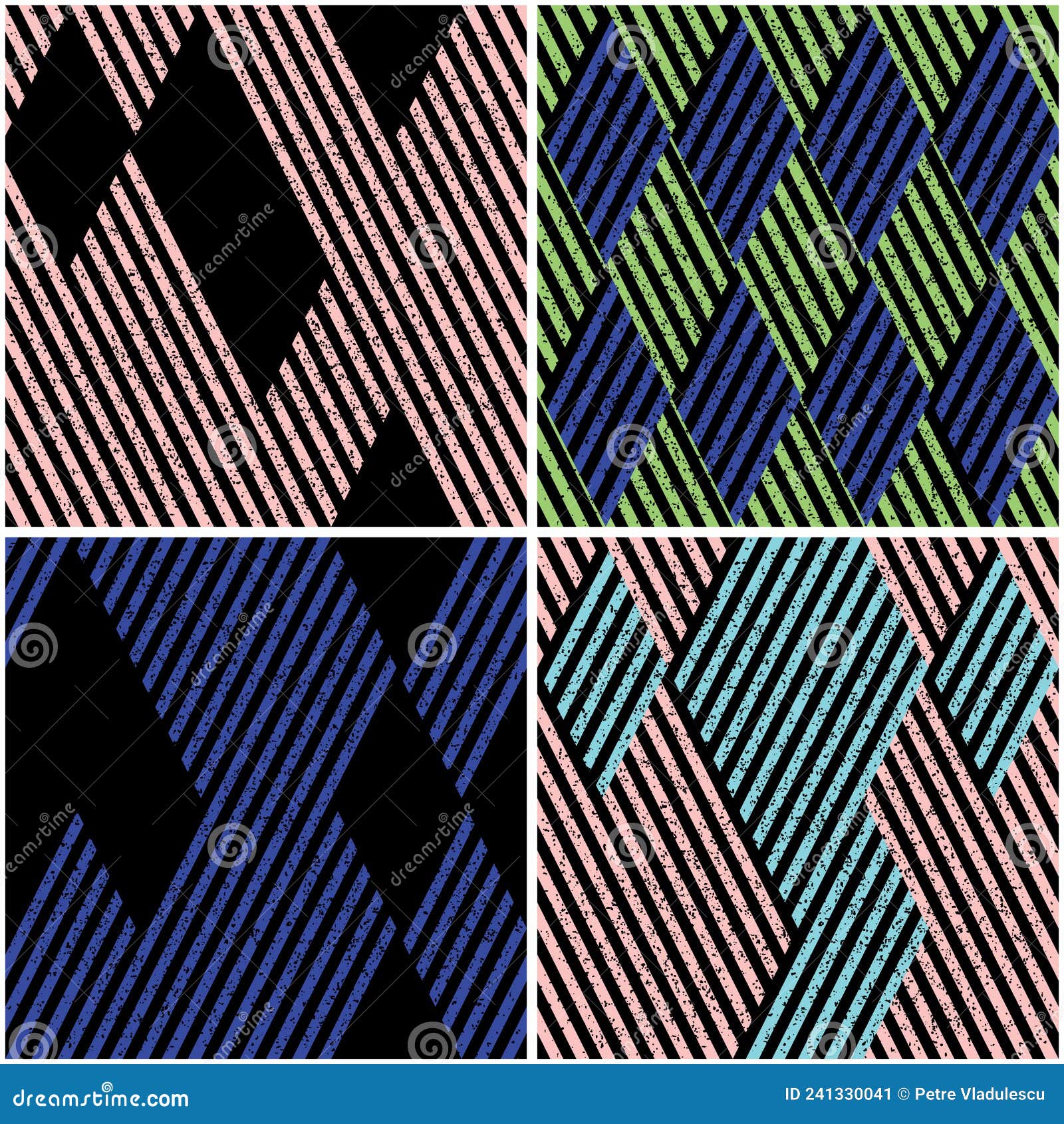 4 Different Vector Patterns in the Same Package_k Stock Vector ...