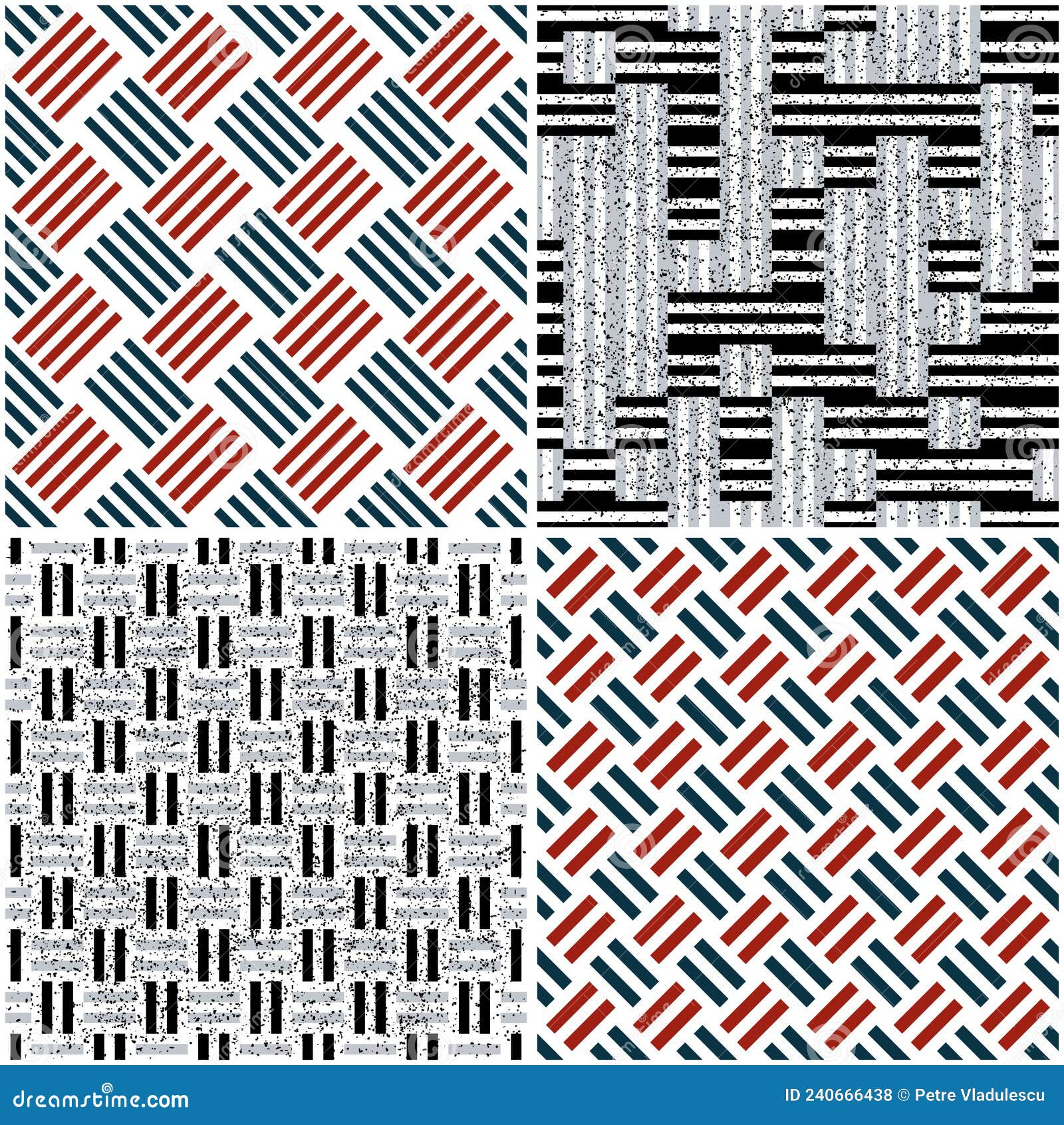 4 Different Vector Patterns in the Same Package_n Stock Vector ...