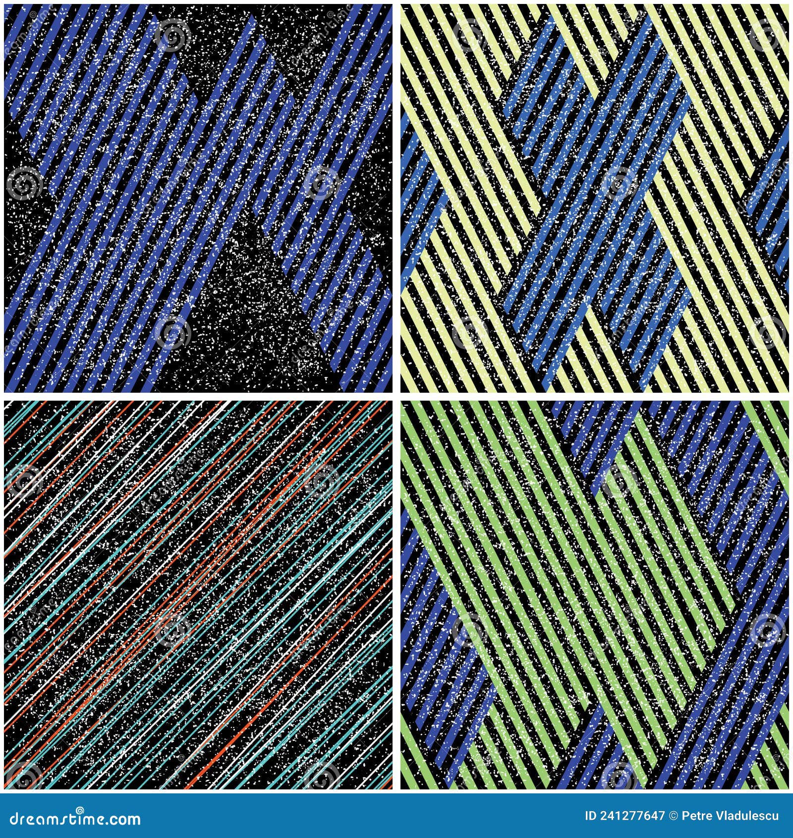 4 Different Vector Patterns in the Same Package_a Stock Vector ...