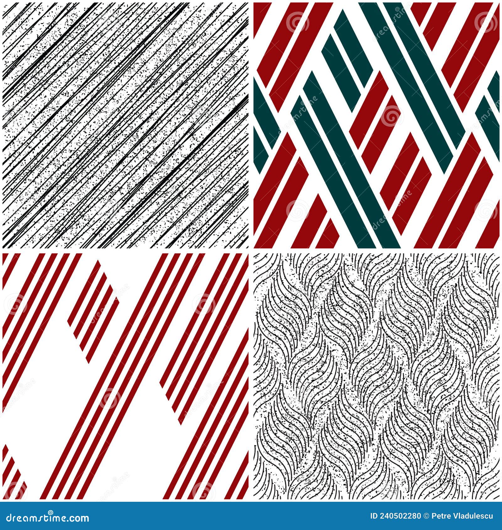 4 Different Vector Patterns in the Same Package_s Stock Vector ...