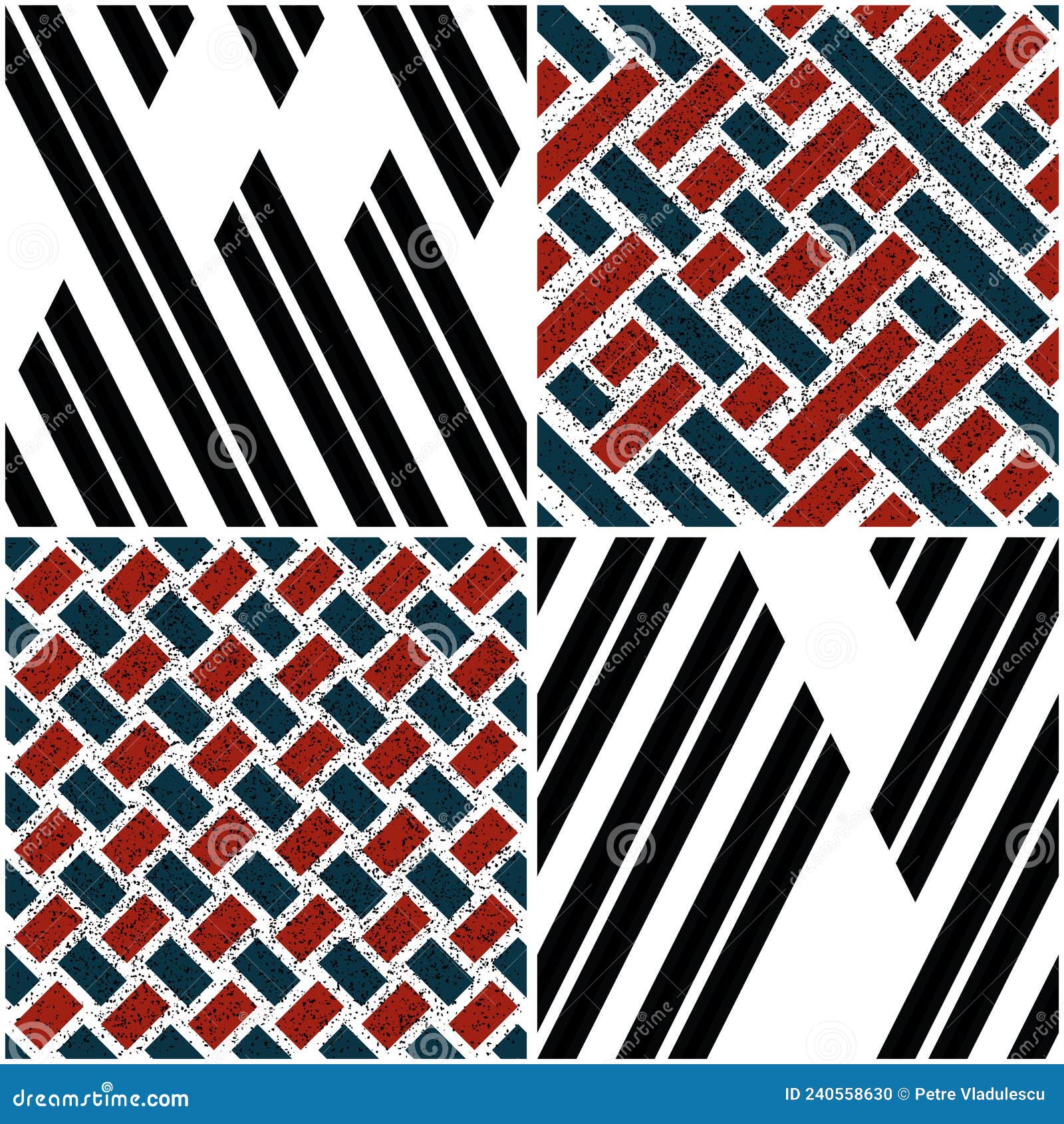 4 Different Vector Patterns in the Same Package_t Stock Vector ...