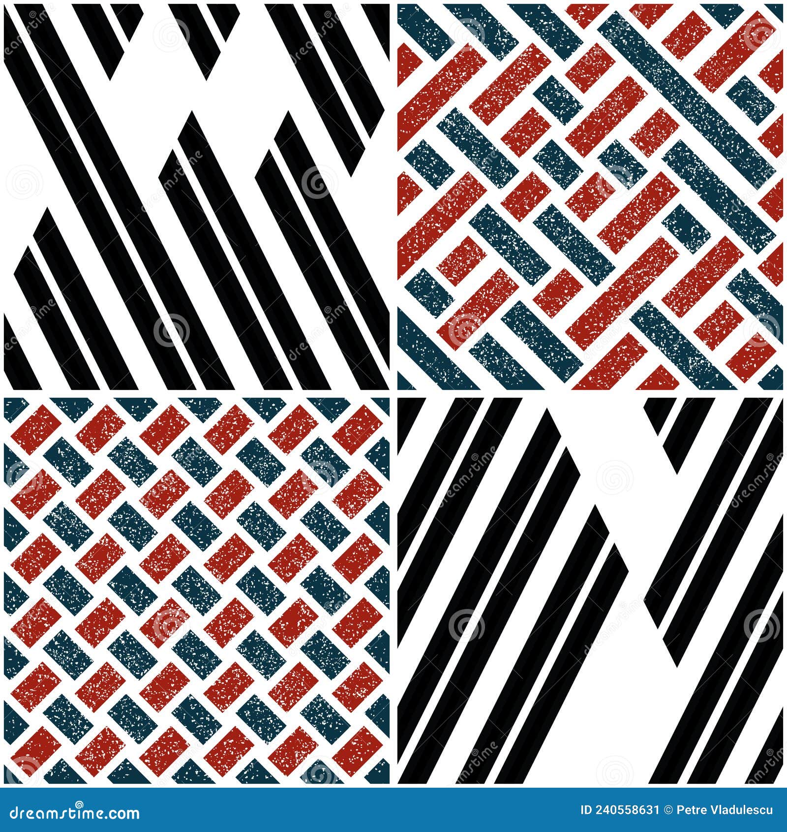 4 Different Vector Patterns in the Same Package_u Stock Vector ...