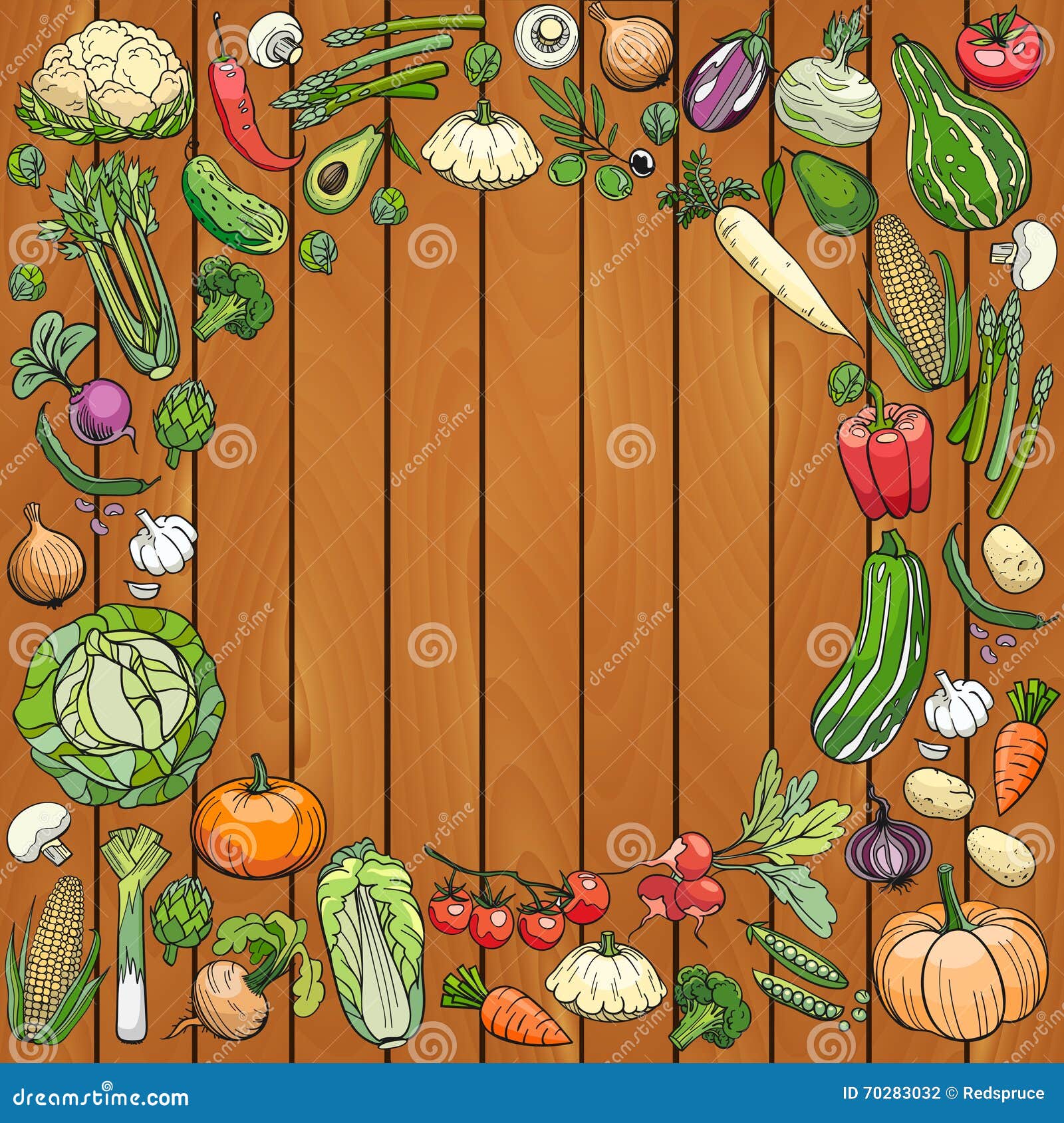 Different Vegetables Drawings Stock Vector - Illustration of celery ...