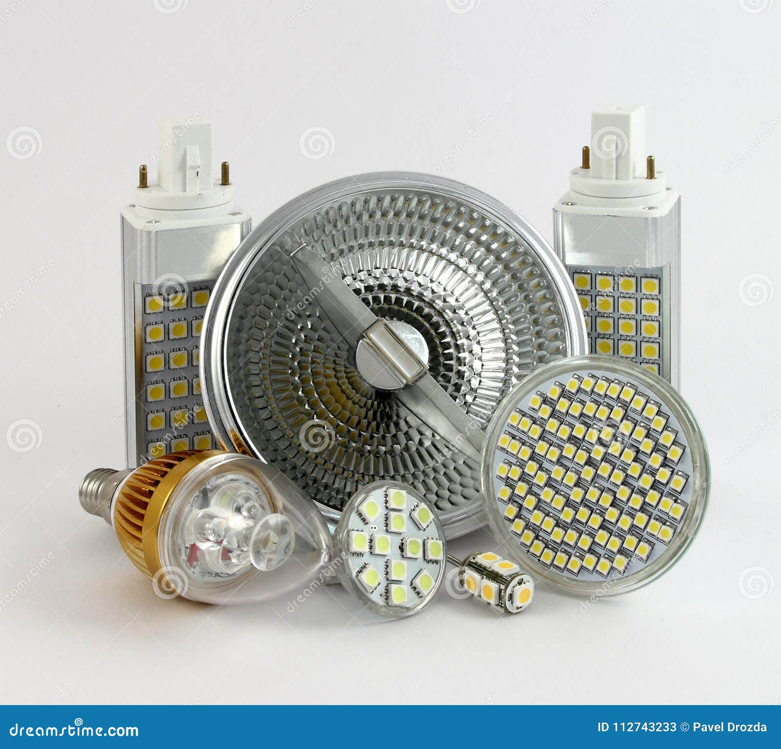 Different Versions of LED Lamps Stock Image - Image of diode, energy ...