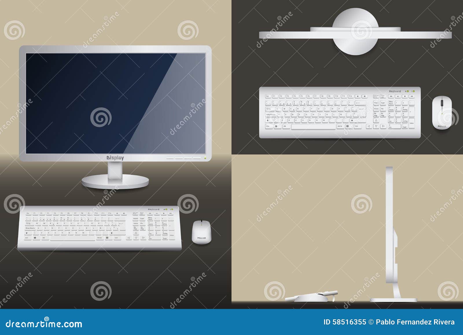 Different Views Of Transparent Vector Globe With Map | CartoonDealer ...