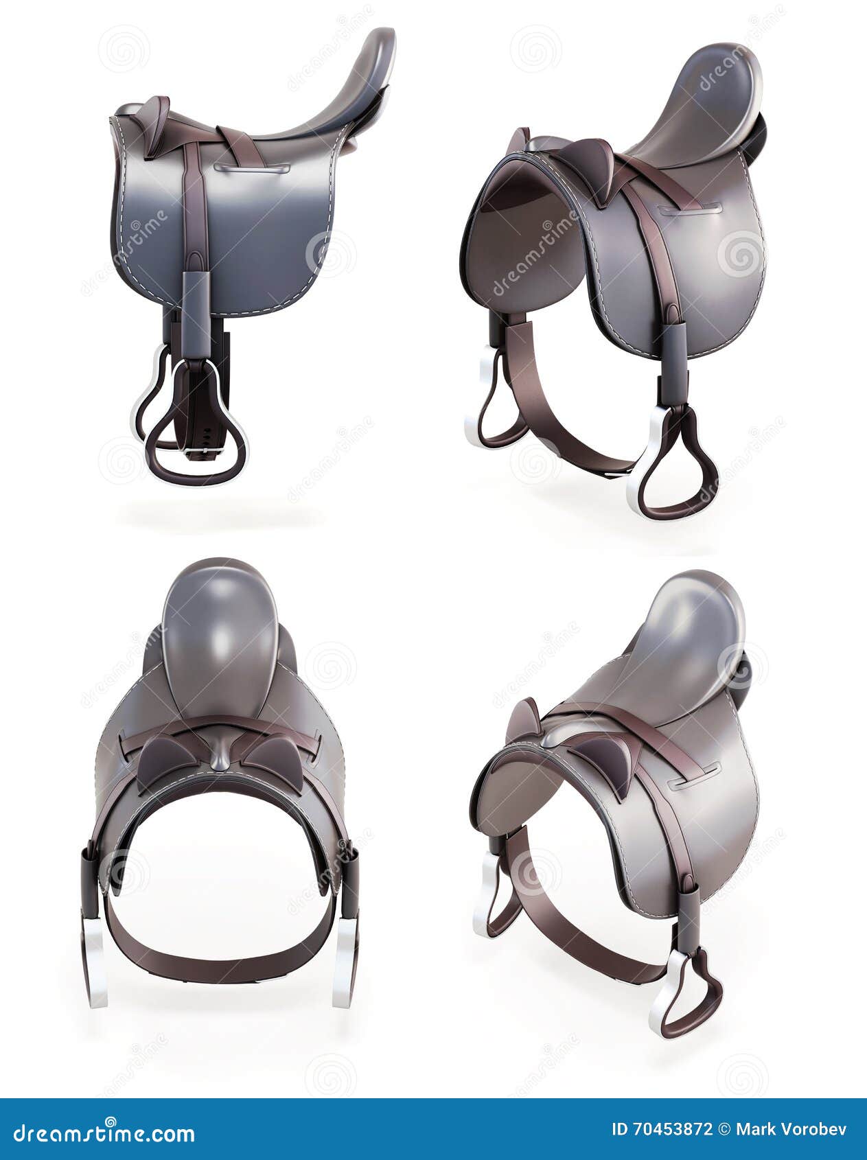 Girth Cinch Saddle Equipment Vector Illustration | CartoonDealer.com ...