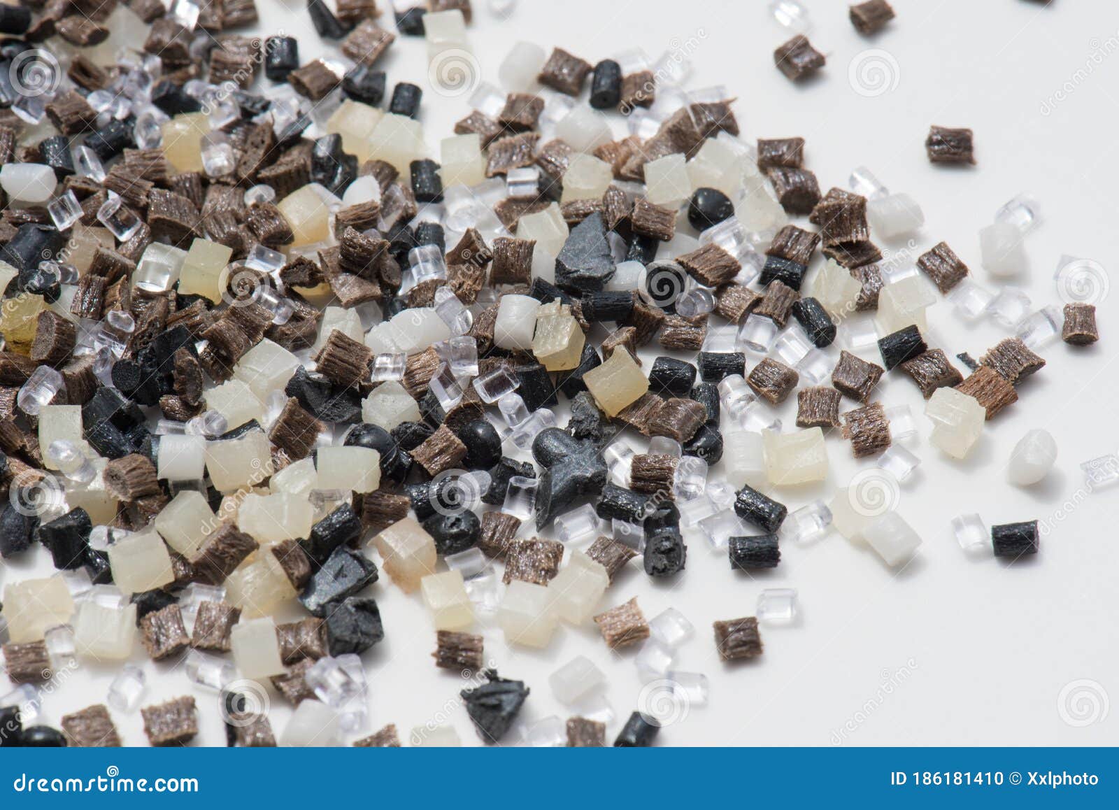 Different Virgin and Regrind Materials Stock Photo - Image of industry ...