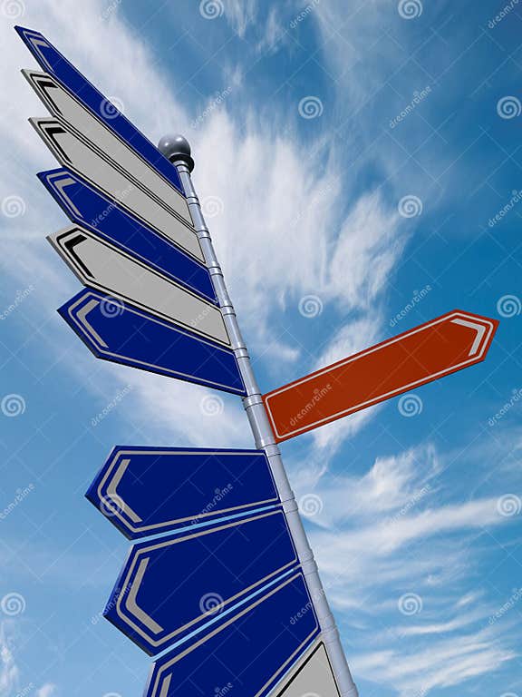 Different way stock illustration. Illustration of properly - 715236