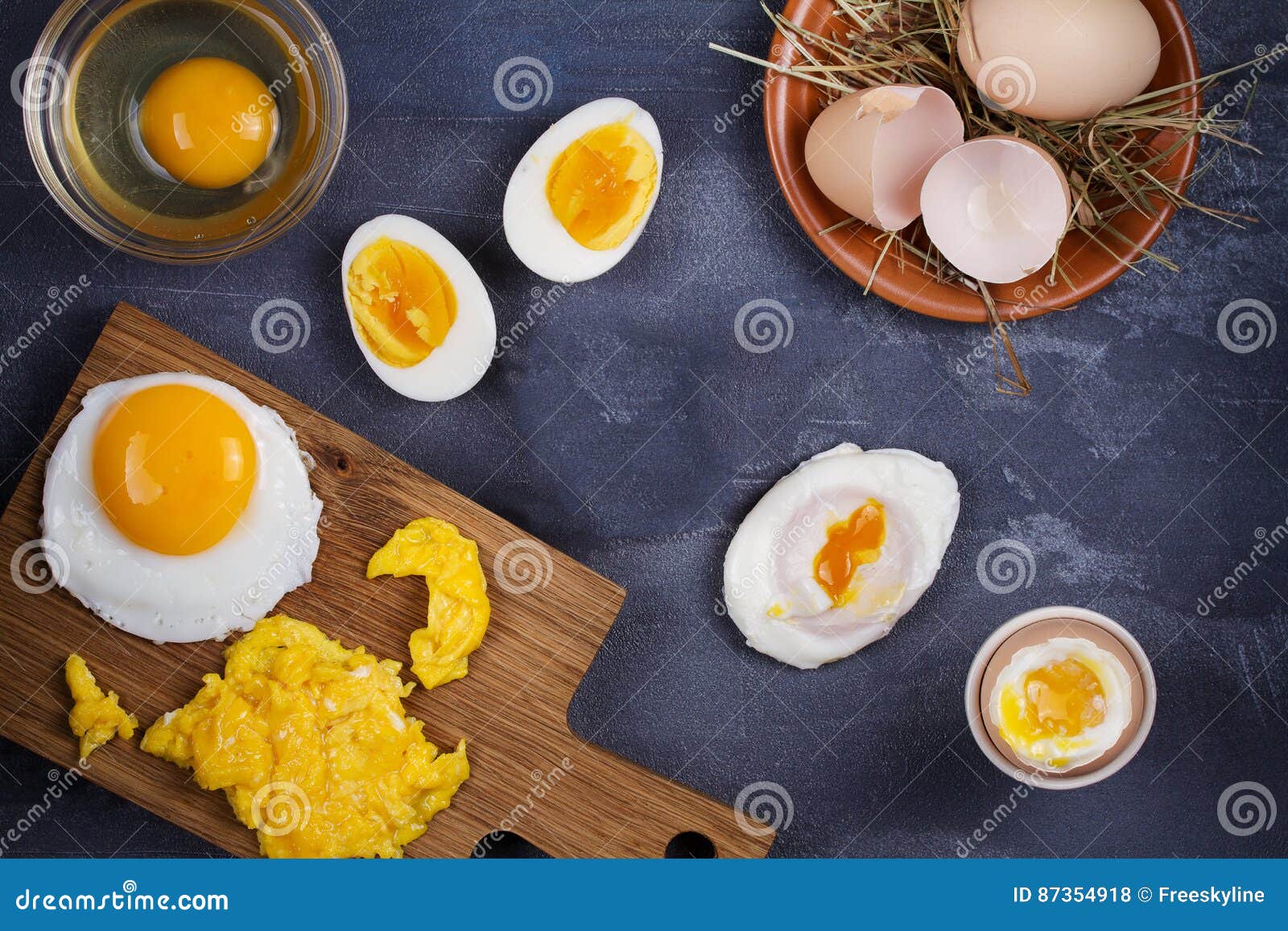 Different Ways of Cooking Eggs Stock Photo - Image of eating, scrambled ...