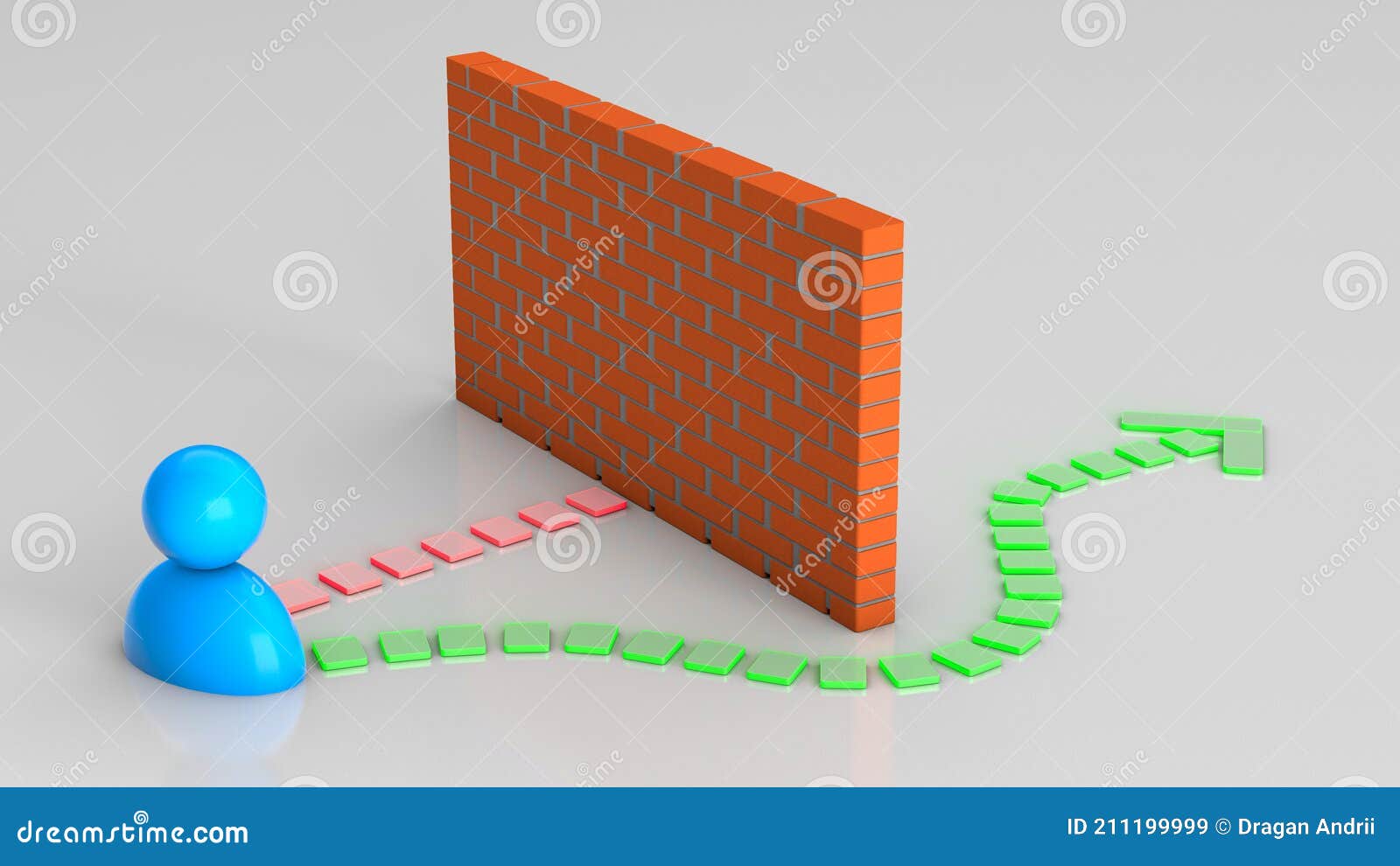 Different Ways To Solve Business Problems. Businessman and Hedge Brick ...