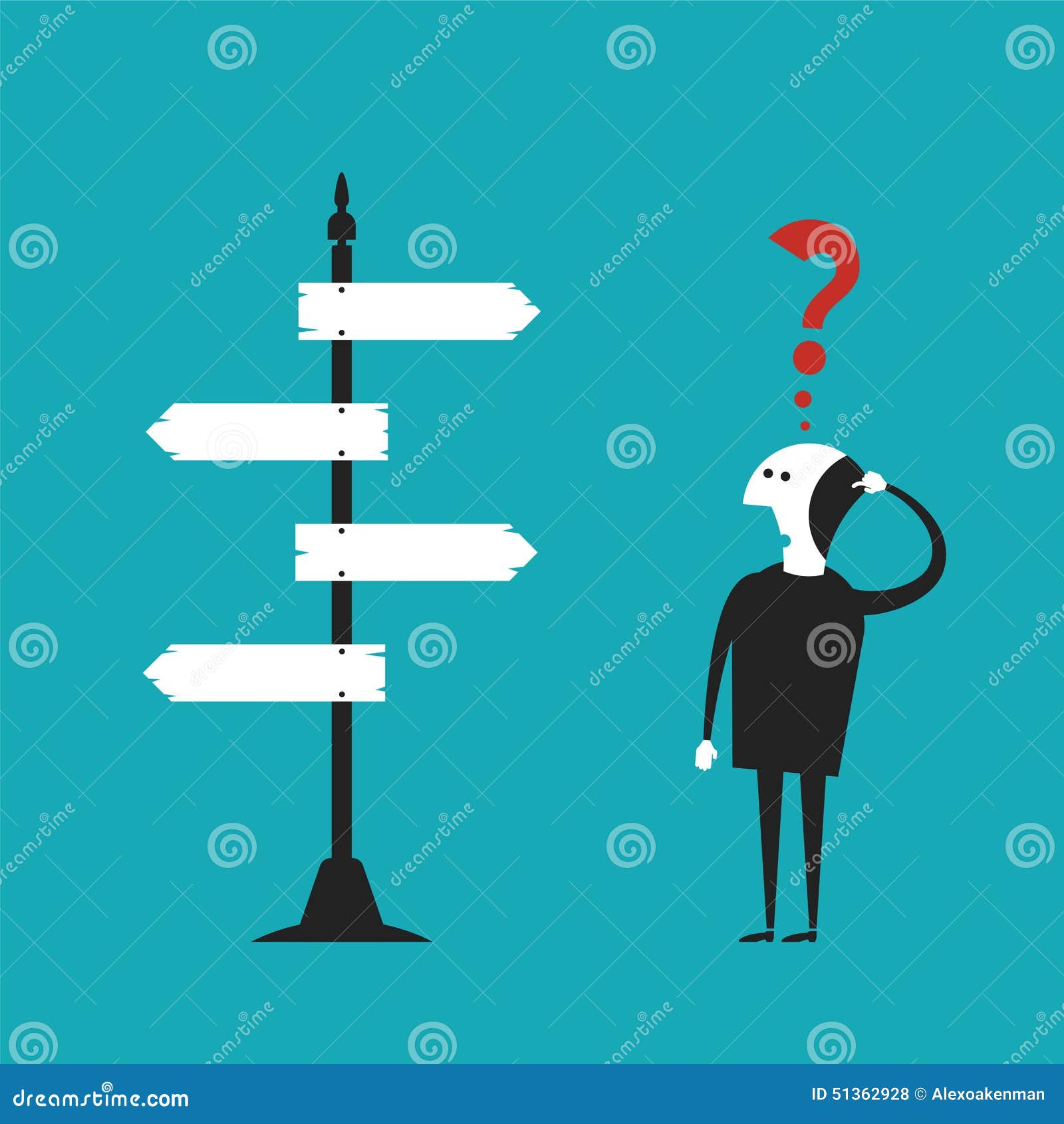 Different Ways Vector Concept in Flat Cartoon Style Stock Vector ...