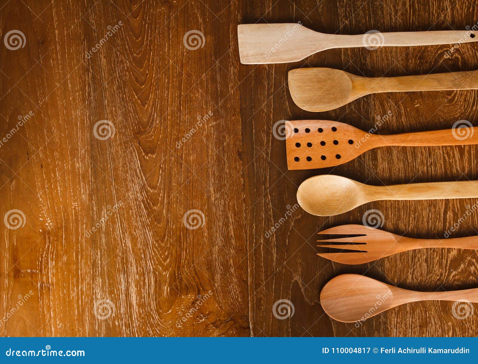 Different Wooden Kitchen Tools Stock Image - Image of creative ...