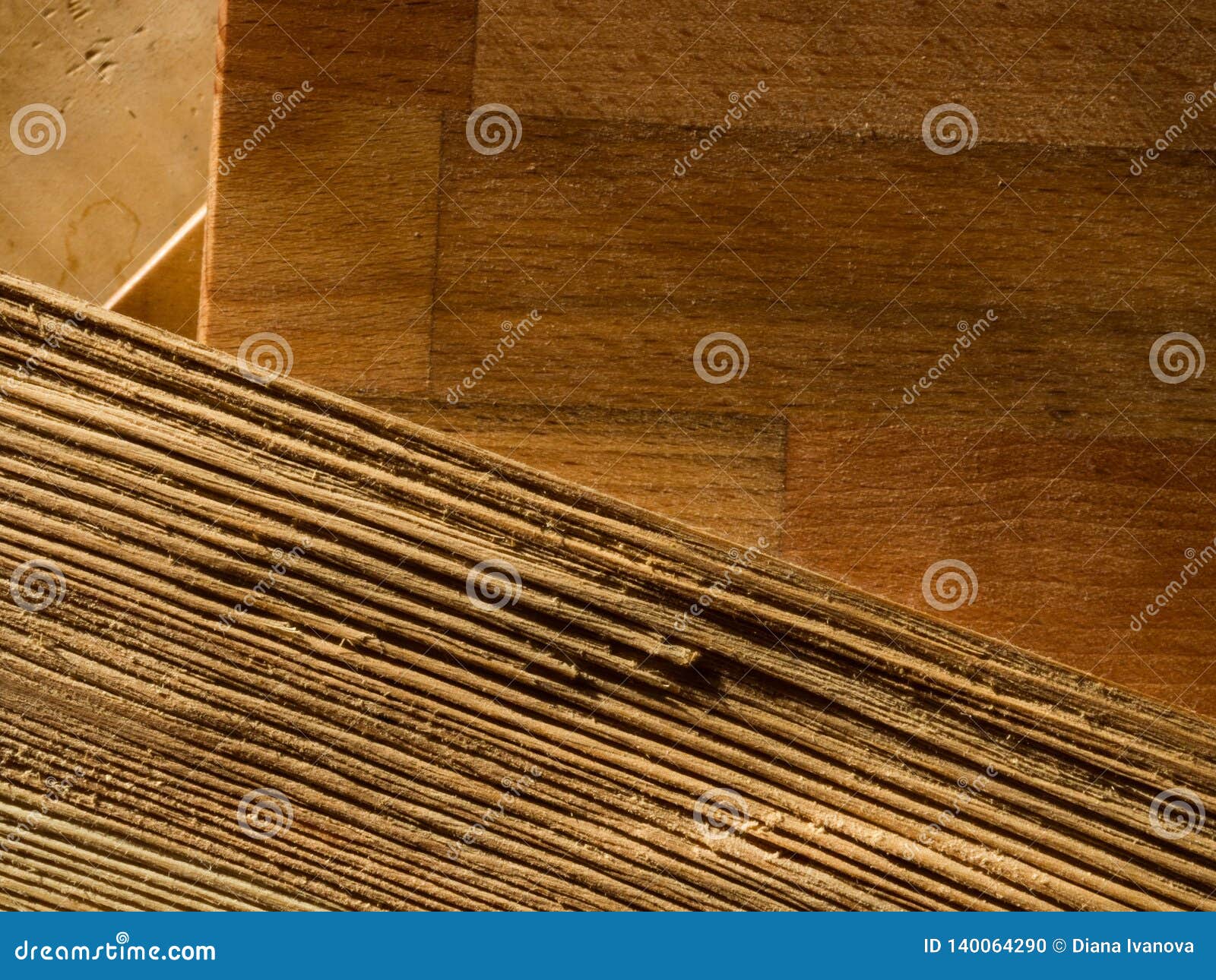 Different Wooden Textures. Many Different Boards Together. Background ...