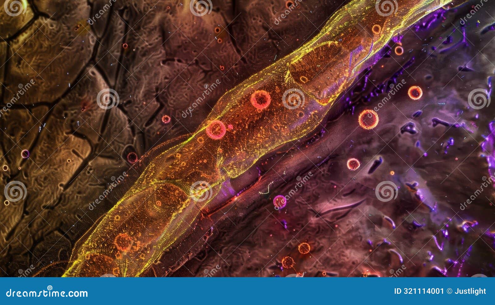 A Differential Interference Contrast DIC Microscopy Image Highlighting ...