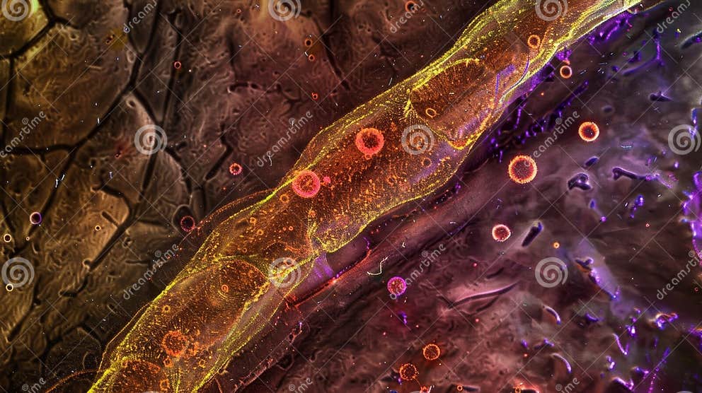 A Differential Interference Contrast DIC Microscopy Image Highlighting ...