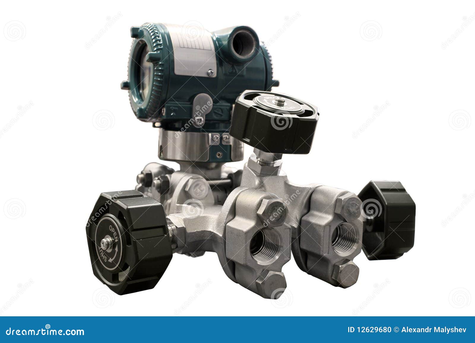 Differential Pressure Sensor. Stock Photo - Image of test, machinery ...