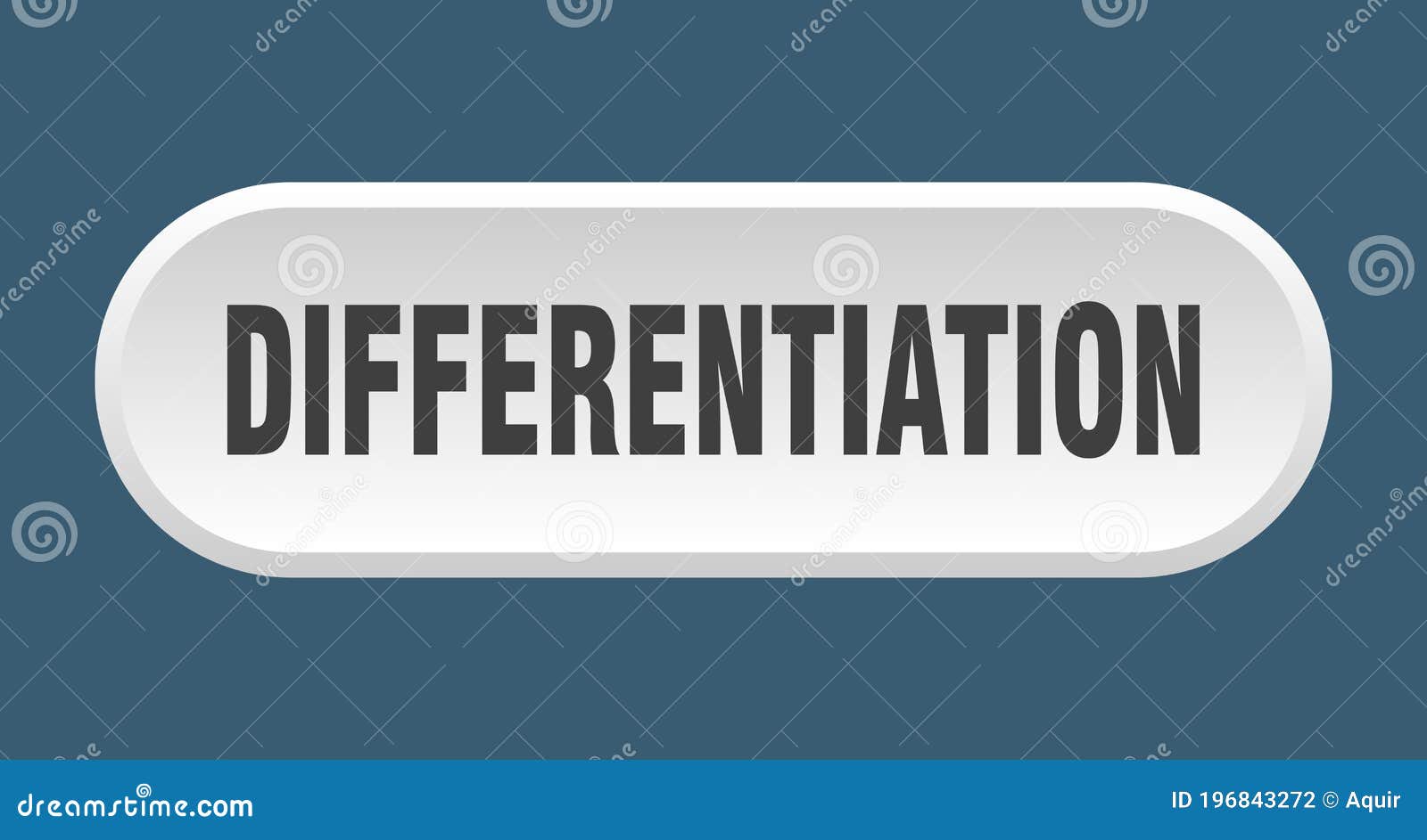 Differentiation Button. Differentiation Sign. Key. Push Button. Vector ...