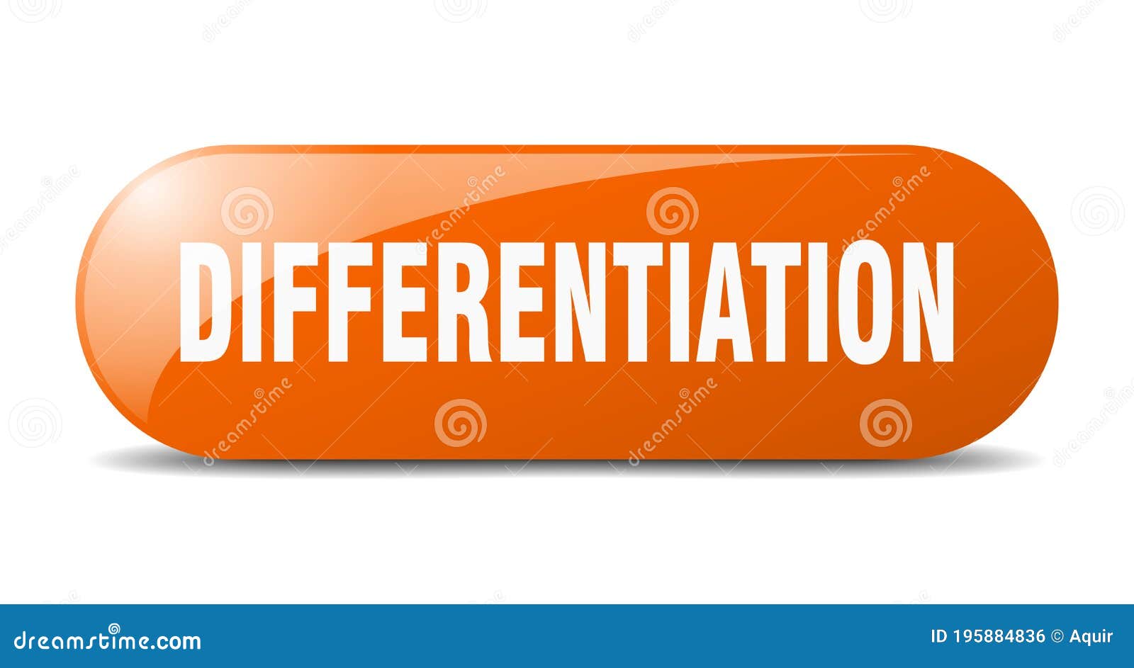 Differentiation Button. Differentiation Sign. Key. Push Button Stock ...
