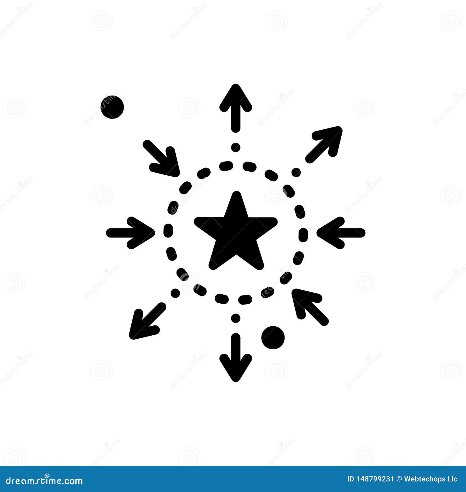 Black Solid Icon for Differentiation, Discrimination and Partiality ...