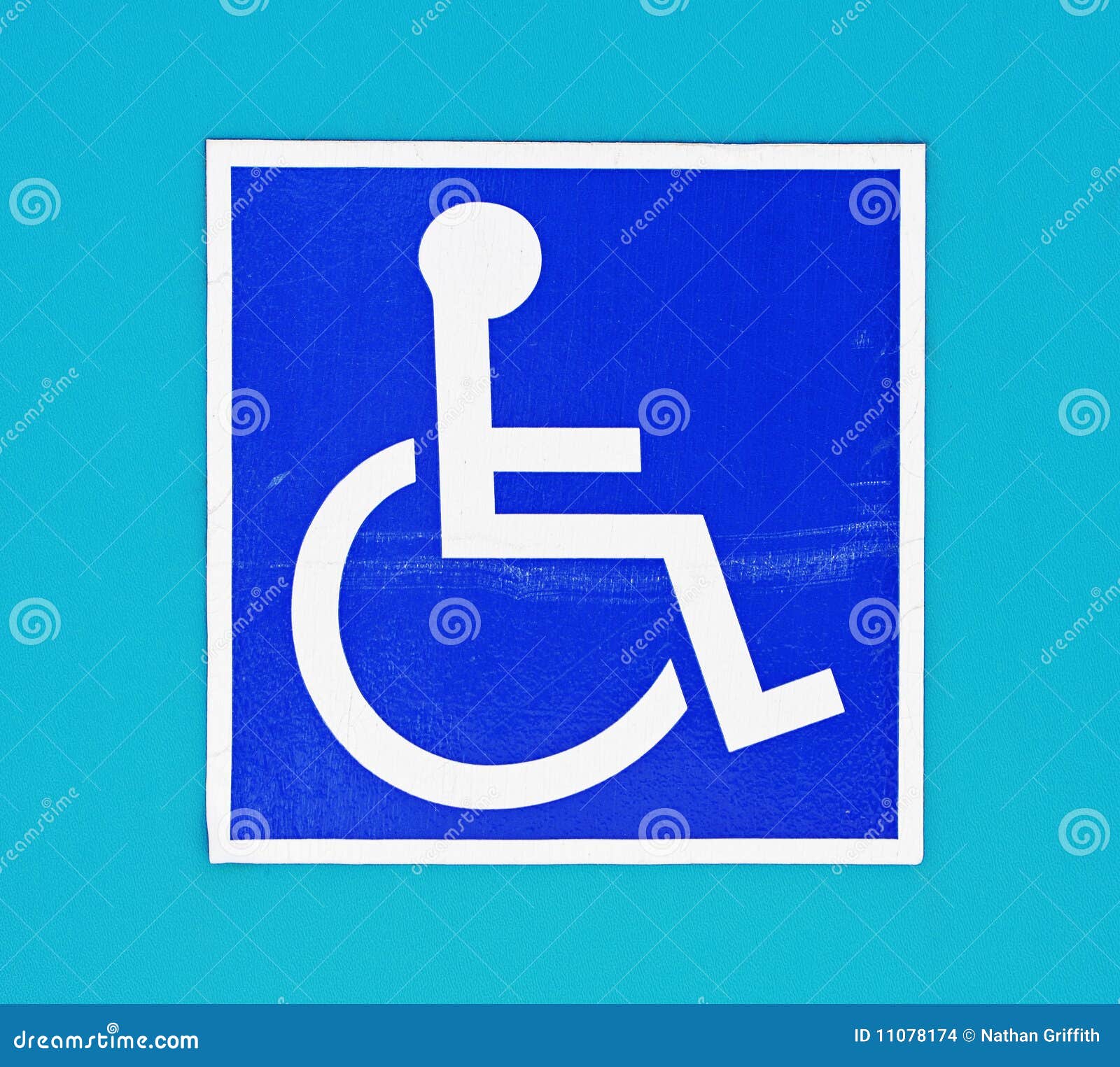 Differently-abled Wheechair Sign Stock Photo - Image of indicator ...