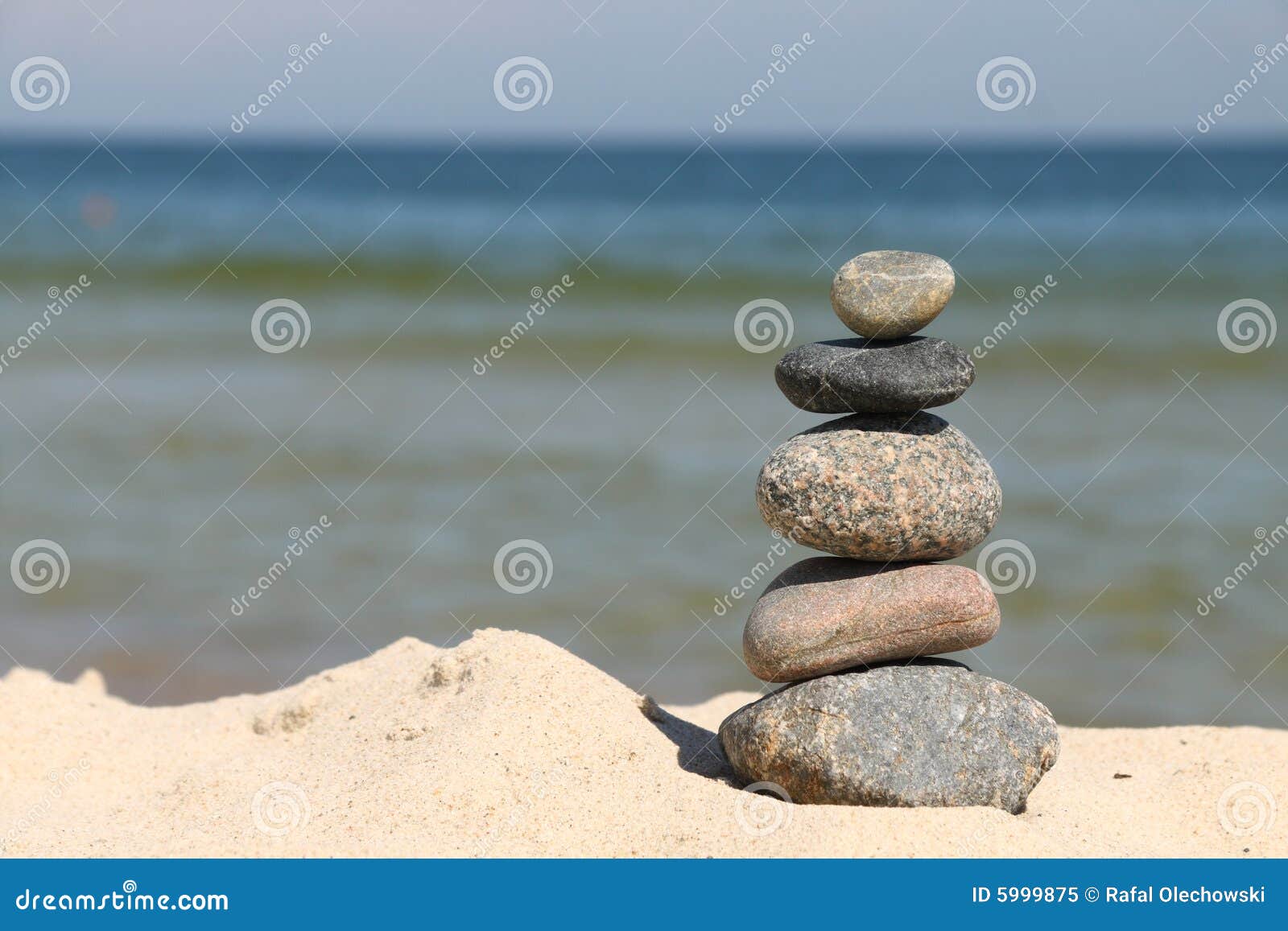 Differently Colored Pebbles, Stacked Stock Image - Image of round ...
