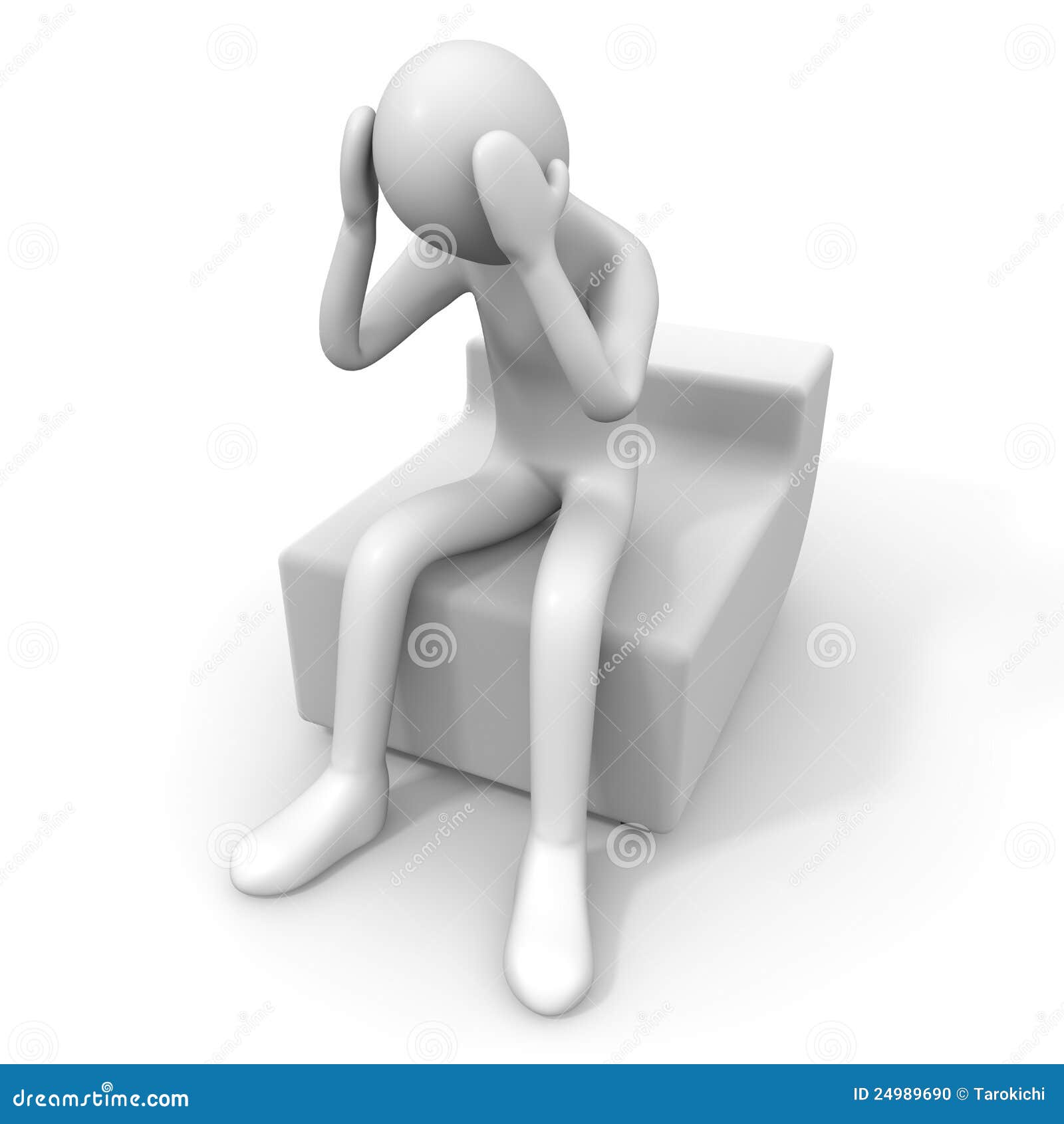 Difficoltà di disperazione illustrazione di stock. Illustrazione di ...