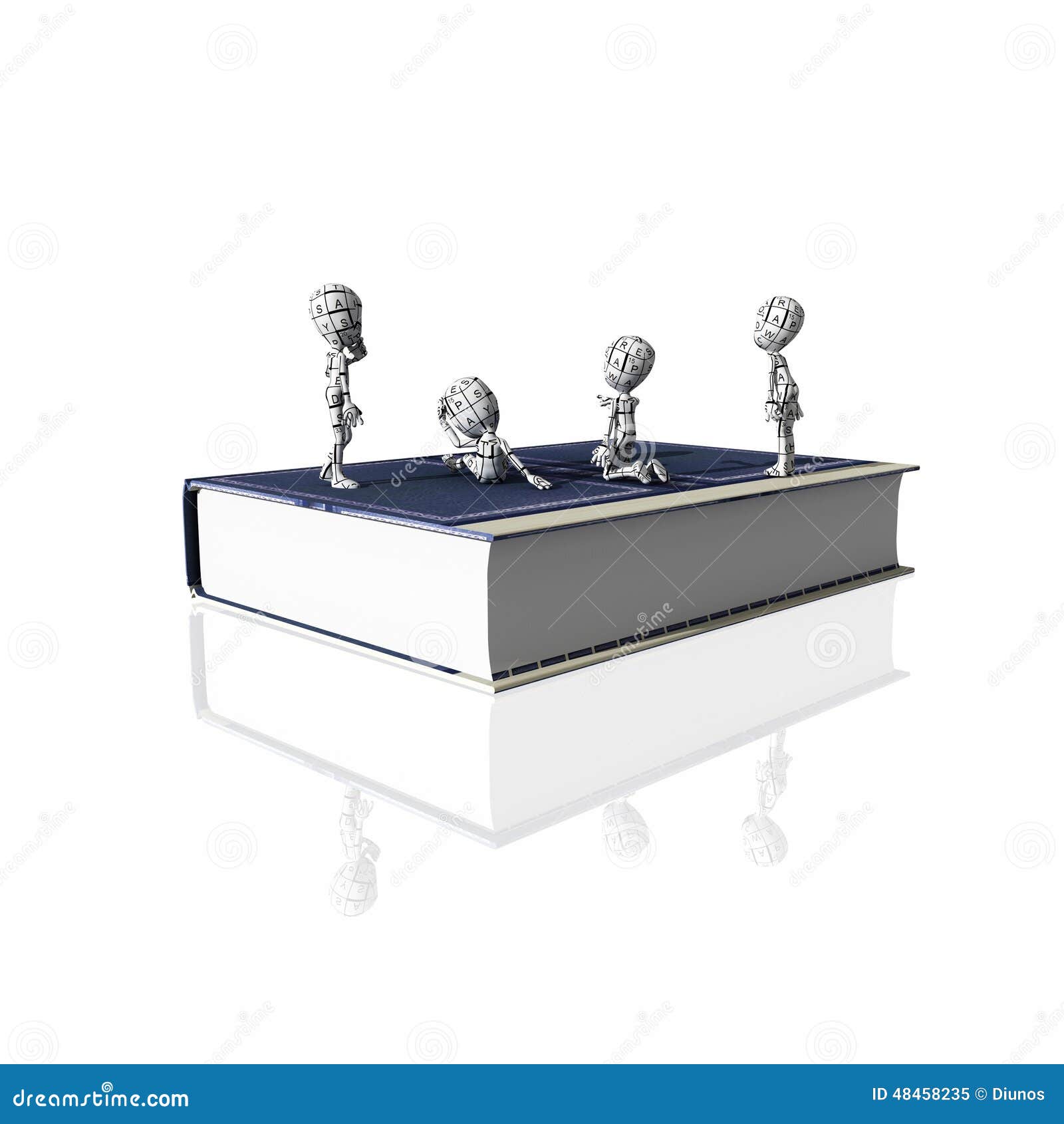 Difficult Book stock illustration. Illustration of learning - 48458235