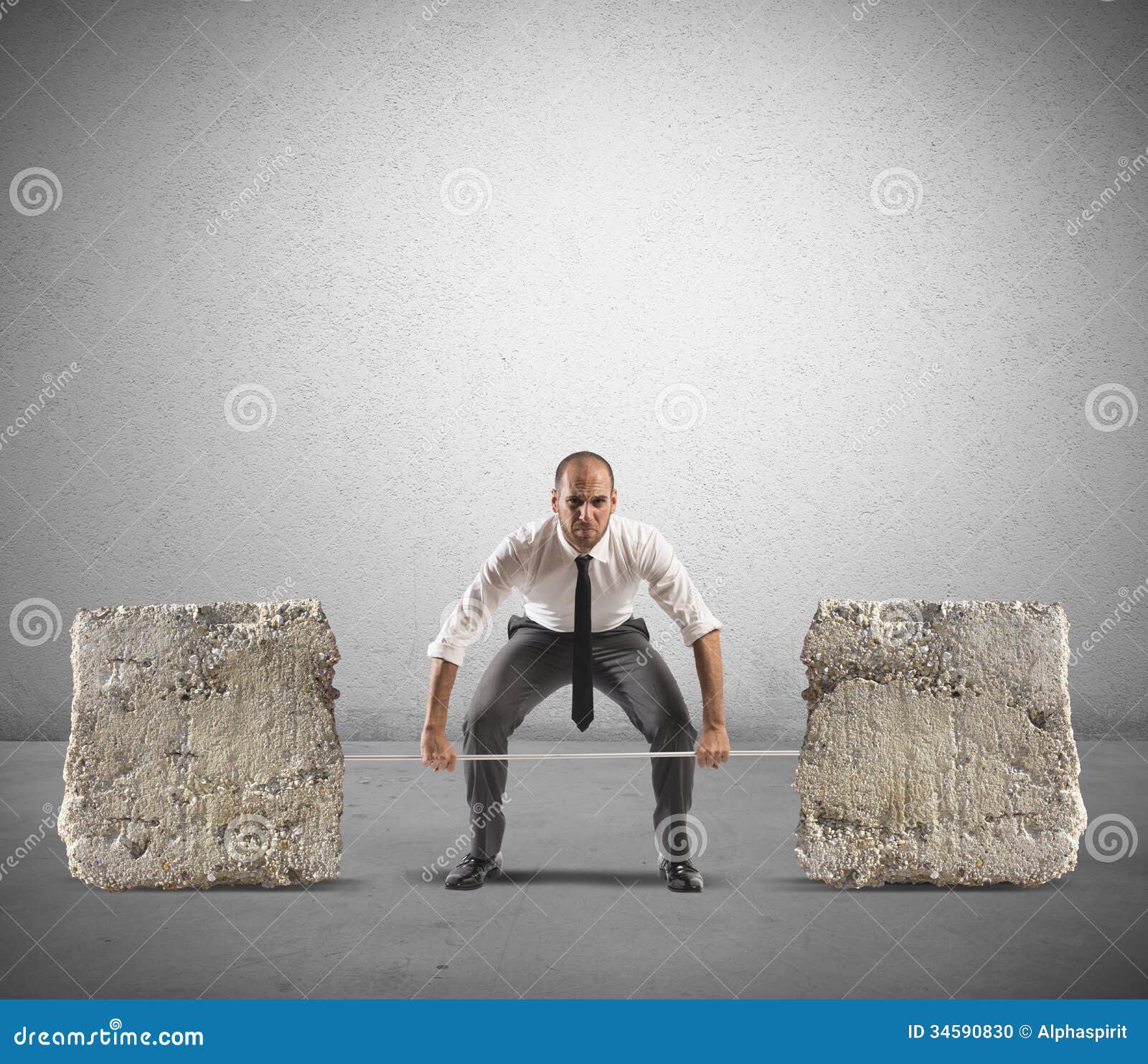 Difficult business stock photo. Image of muscular, biceps - 34590830