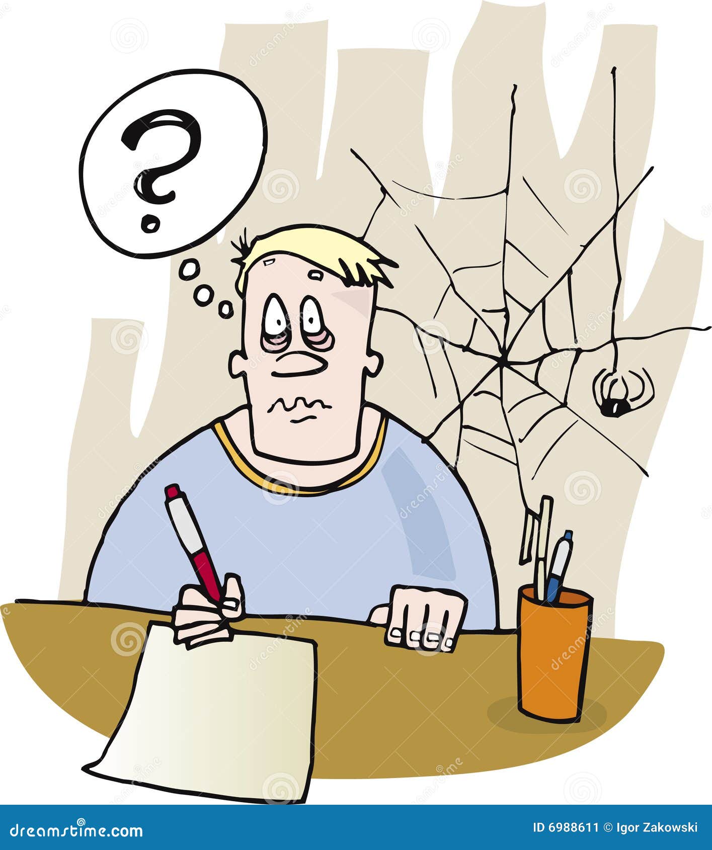 Difficult Composition Cartoon Vector | CartoonDealer.com #6988611