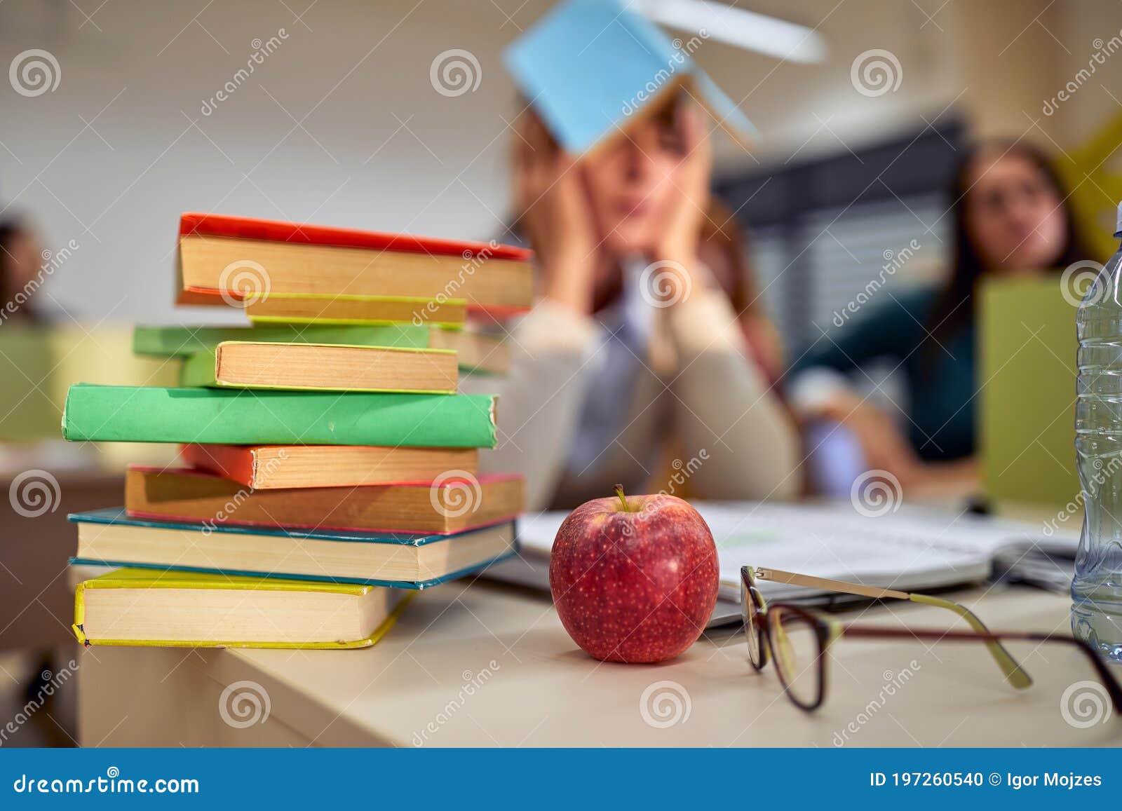 Difficult Day at the University Stock Photo - Image of caucasian ...