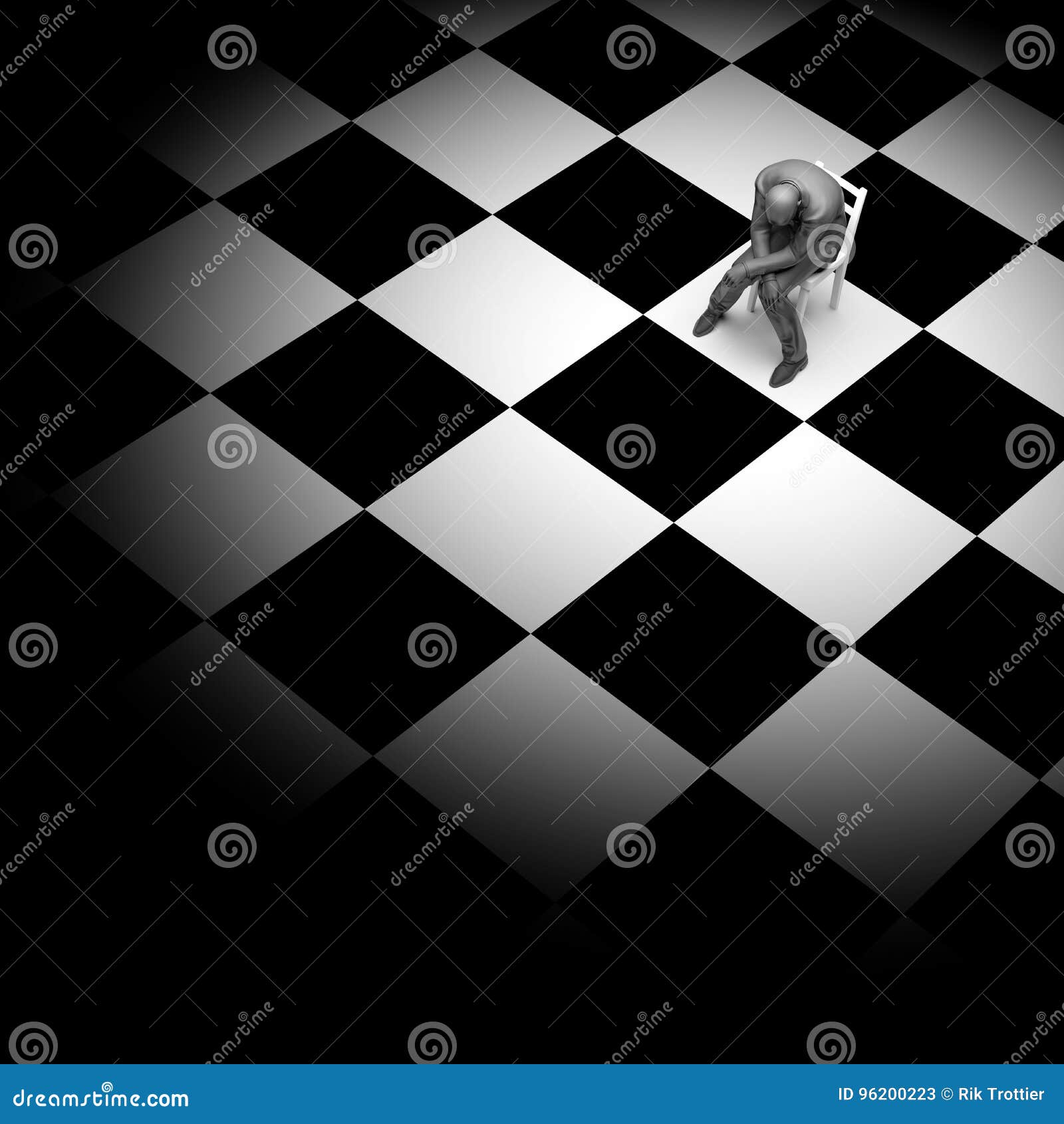 Difficult Decisions Concept Stock Illustration - Illustration of stress ...