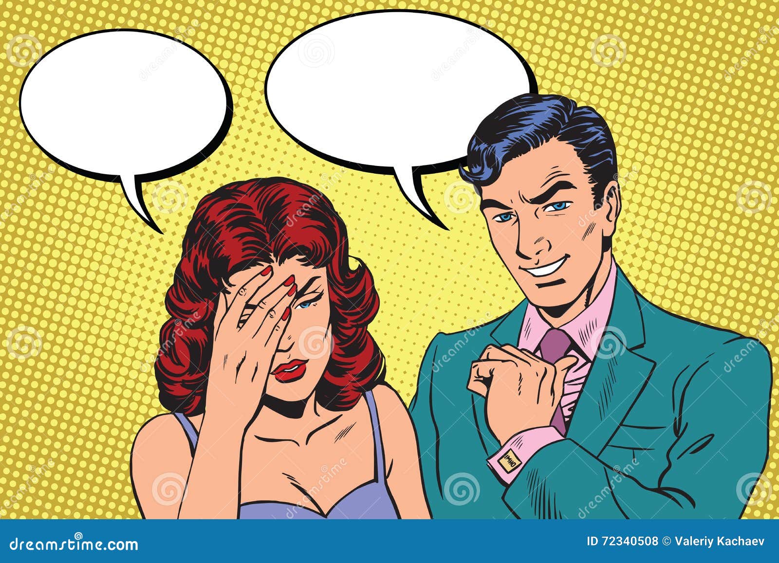 Difficult Dialogue a Headache Stock Vector - Illustration of vintage ... Difficult Dialogue a Headache Stock Vector - Illustration of vintage ...