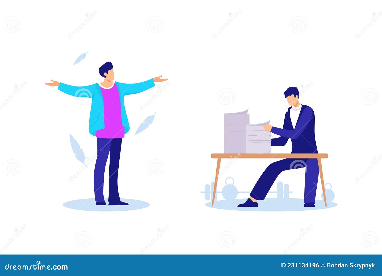 Difficult and Easy Work Assignment. Simple Solution To Task at Hand and ...