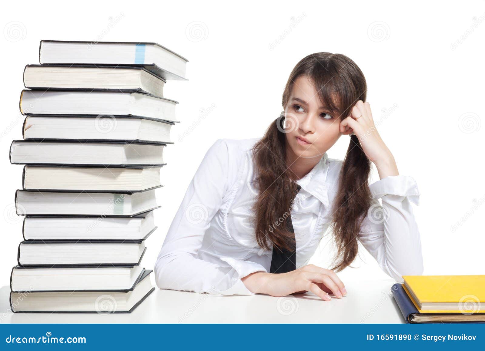 Difficult homework stock photo. Image of educational - 16591890