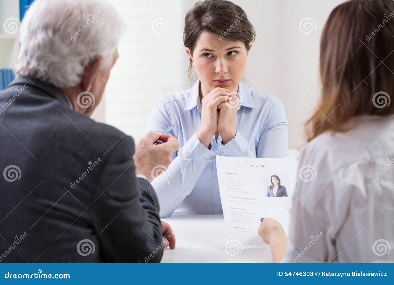 Difficult job interview stock image. Image of enrolment - 54746303