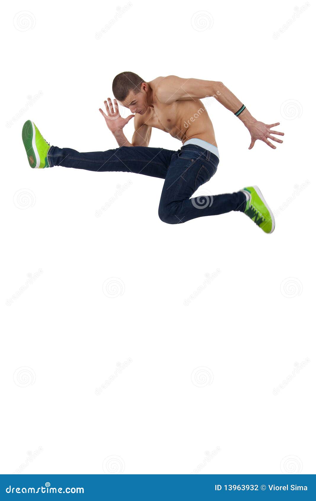Difficult jump stock photo. Image of fitness, leap, modern - 13963932