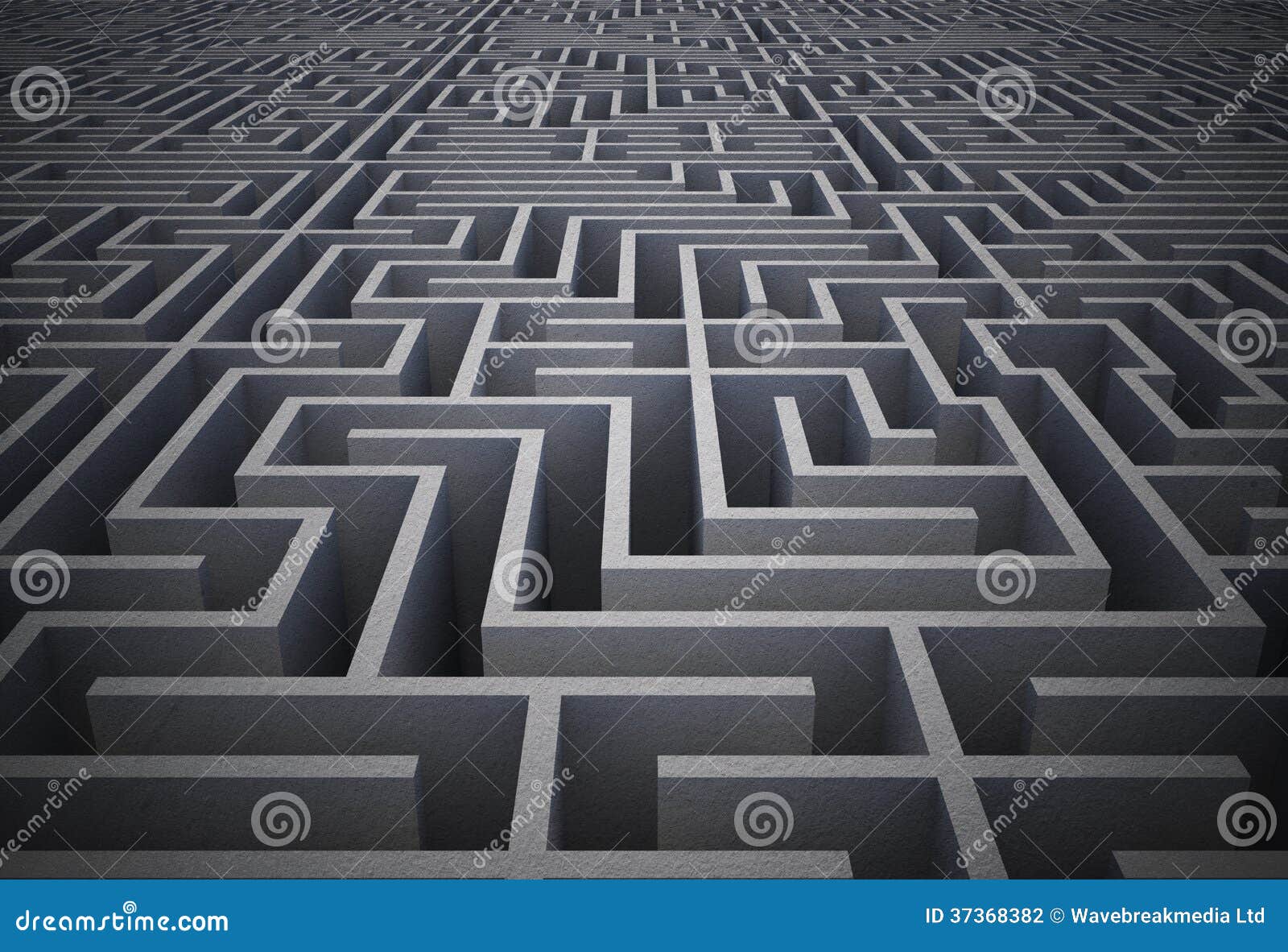 Difficult maze stock illustration. Illustration of difficult - 37368382