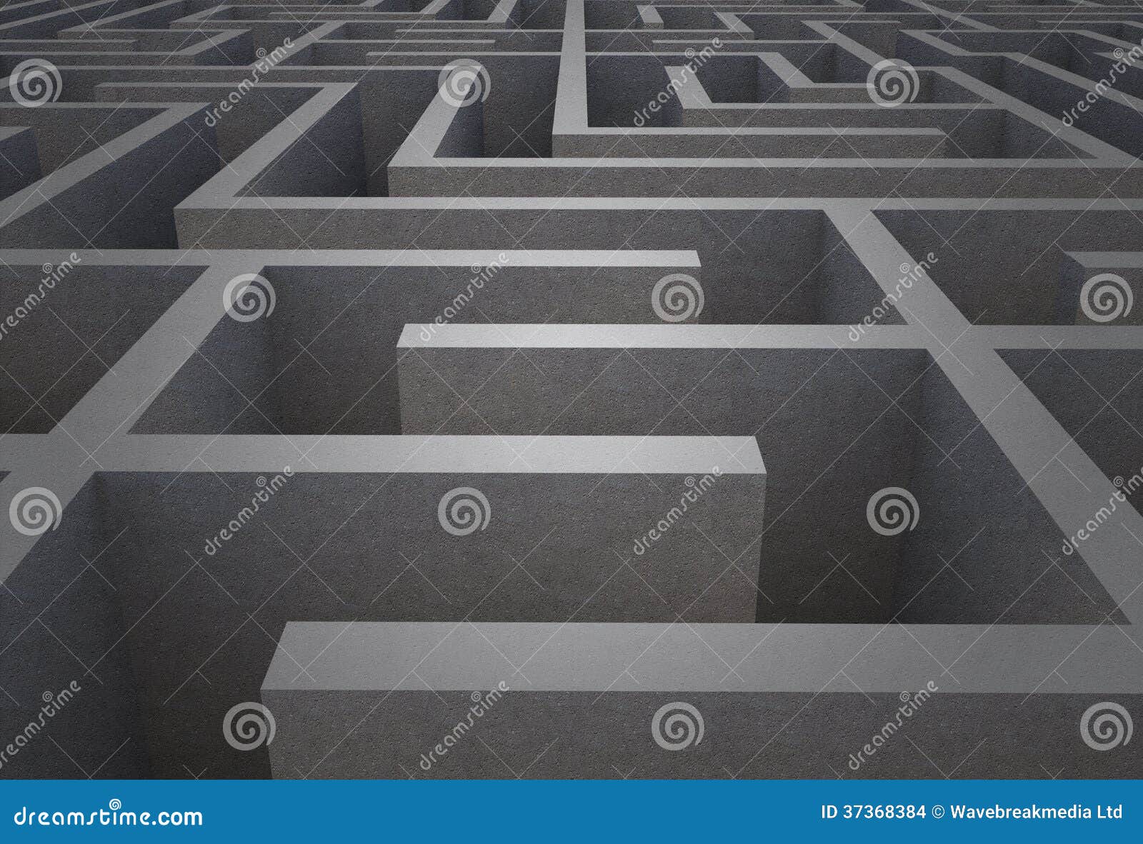 Difficult maze stock illustration. Illustration of impossible - 37368384