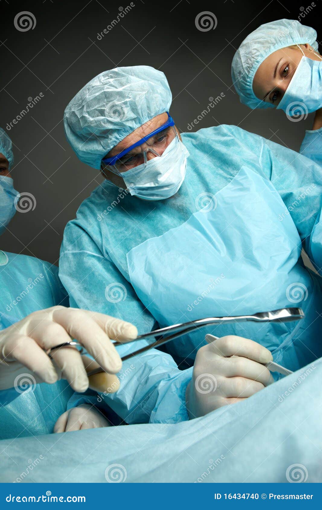 Difficult operation stock photo. Image of clinician, indoor - 16434740