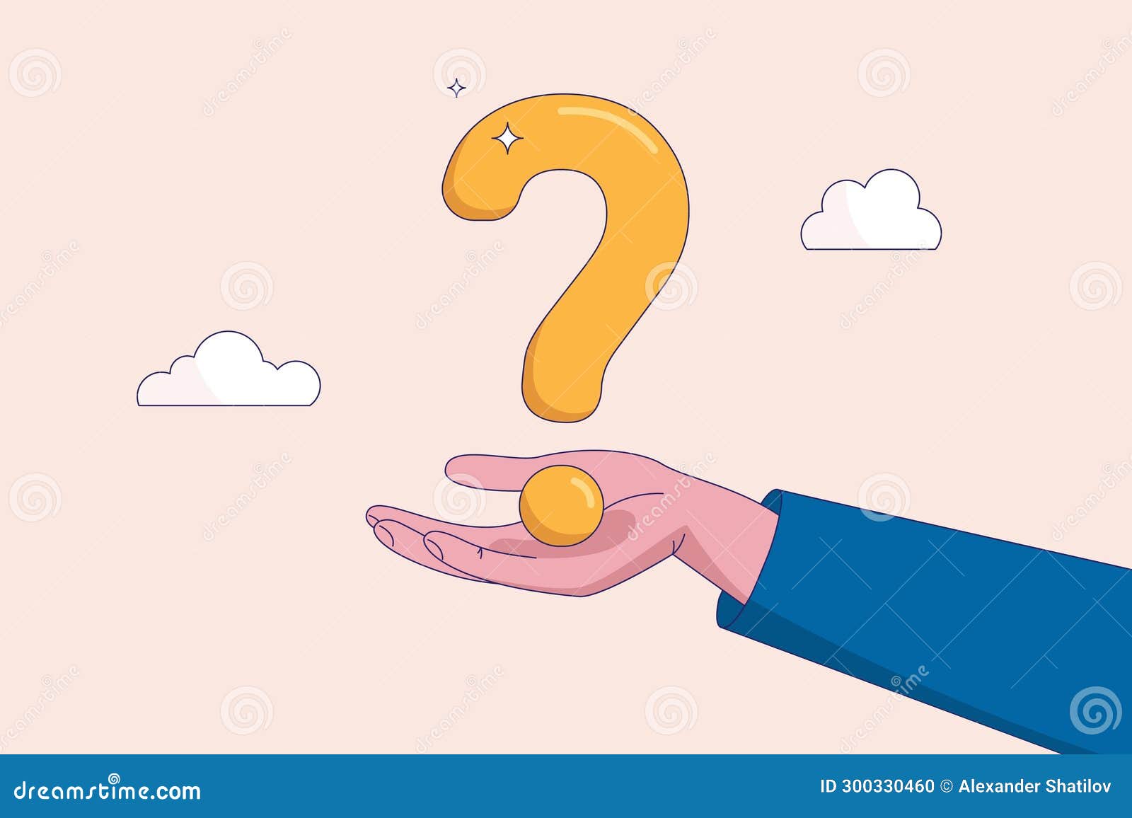 Difficult Question Concept. Big Question Mark or Big Problem To Solve ...