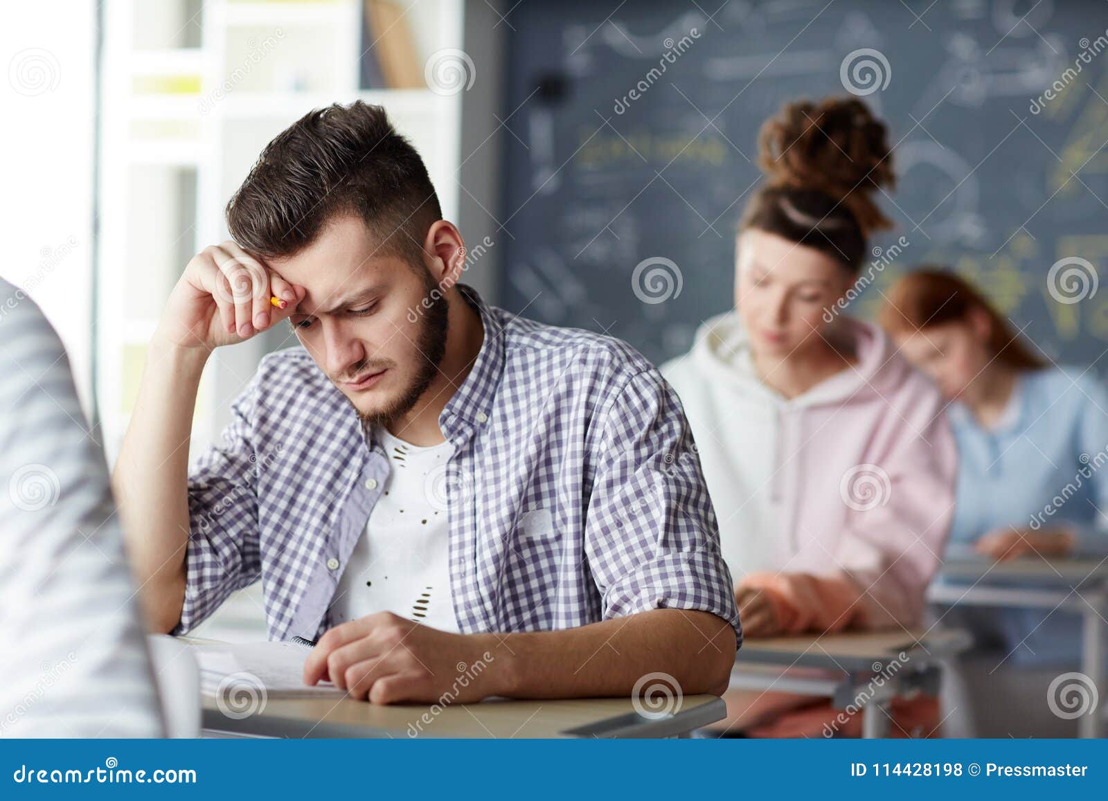 Difficult question stock photo. Image of education, audience - 114428198