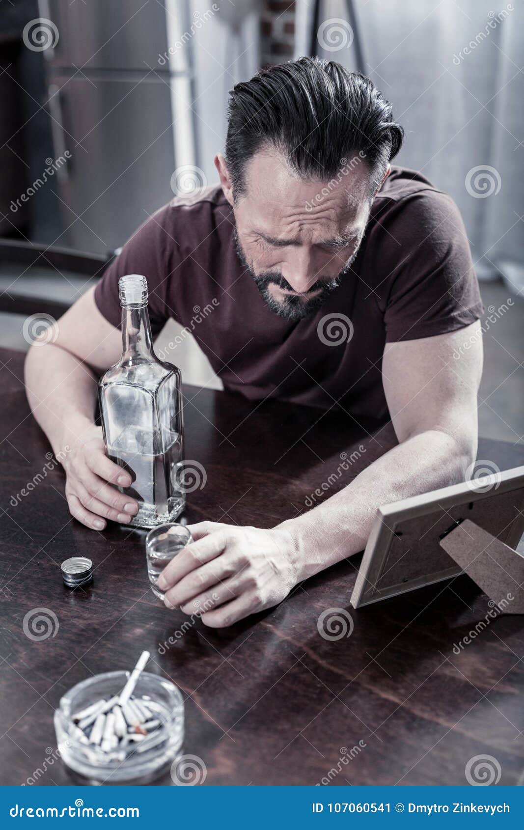 Depressed sad man crying stock image. Image of grief - 107060541
